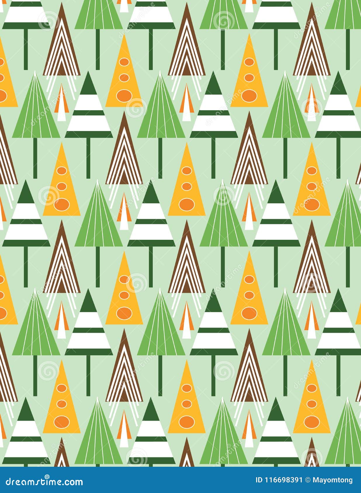 Green tree patterns stock vector. Illustration of abstract - 116698391