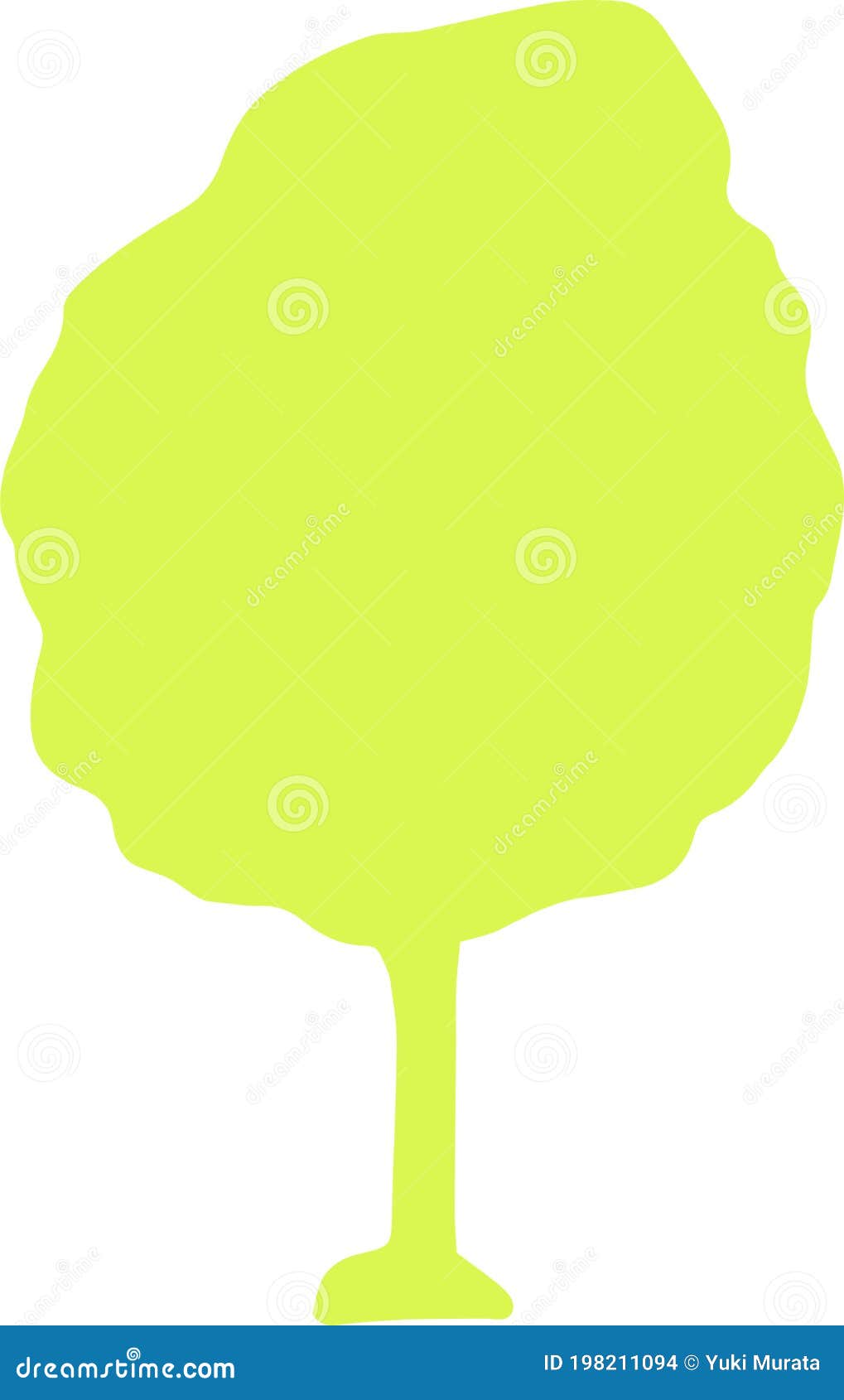 Green Tree silhouette stock vector. Illustration of texture - 198211094