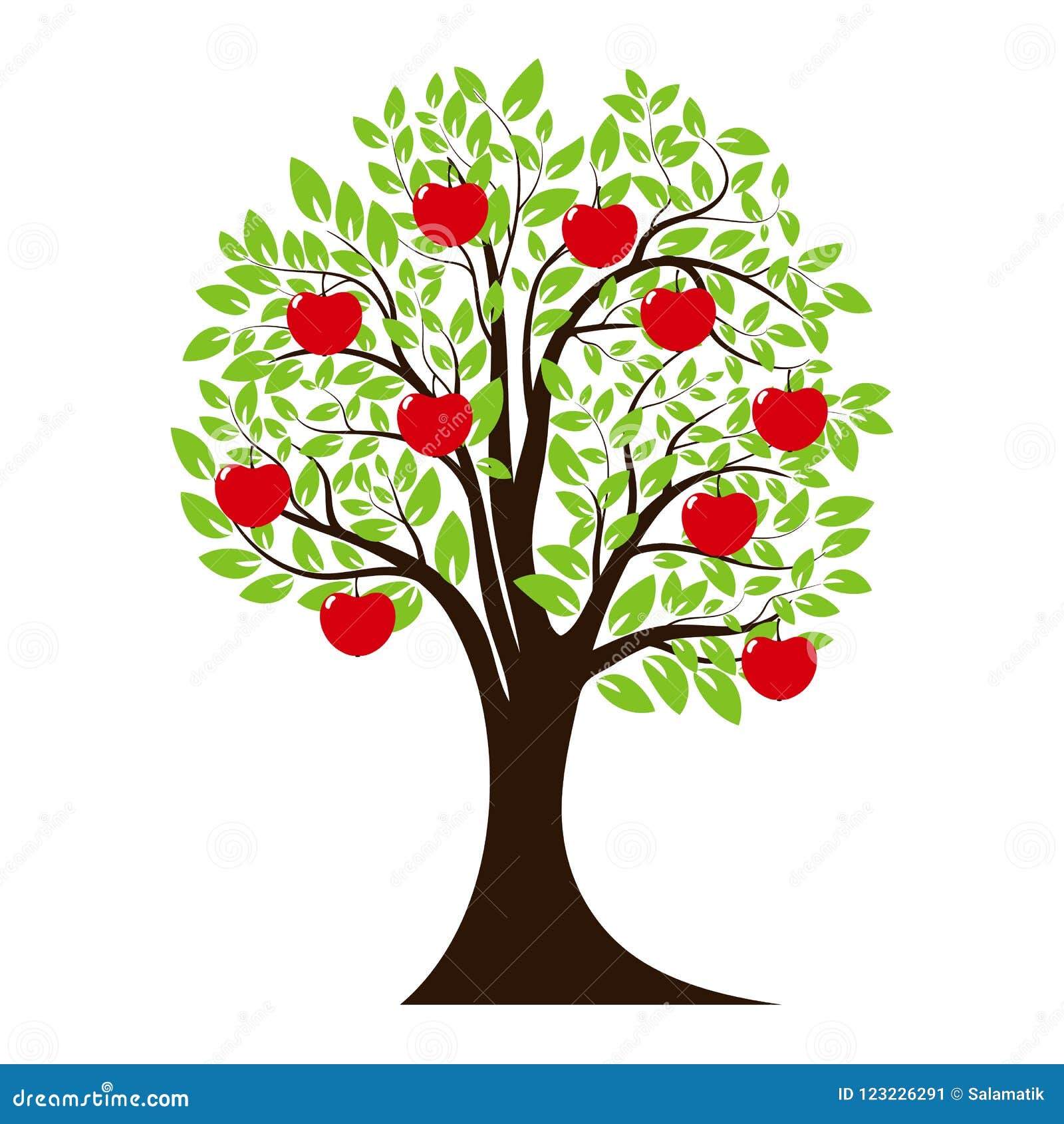 Fruit Tree Silhouette