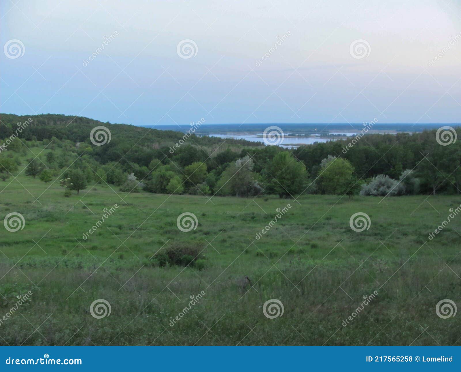 Green Trees and a River Far Away Stock Photo - Image of lake, tourism ...