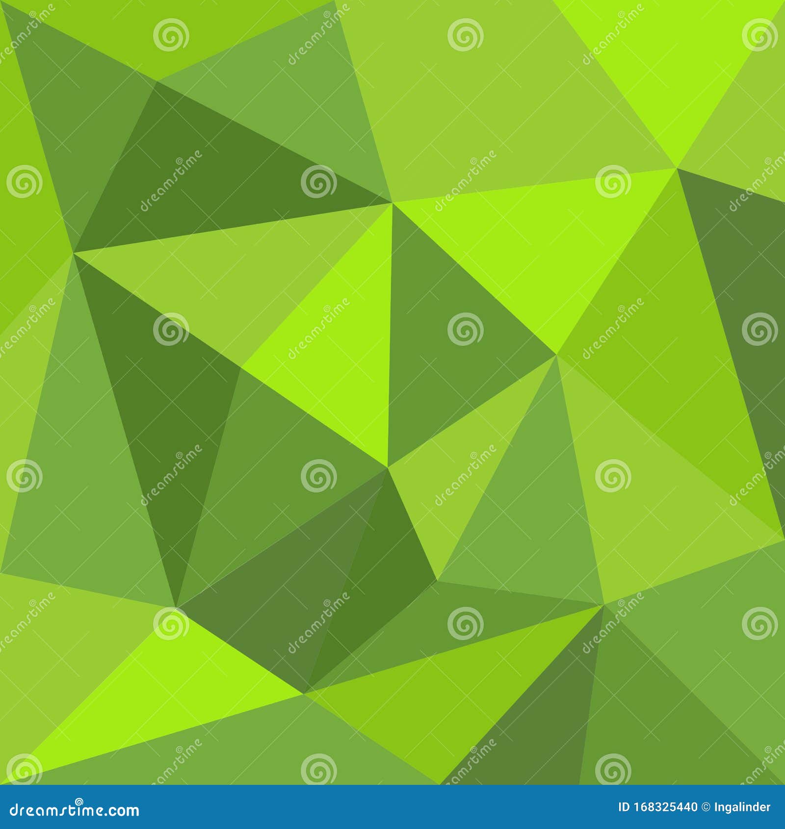 Green Triangle Vector Background or Pattern Stock Vector - Illustration ...