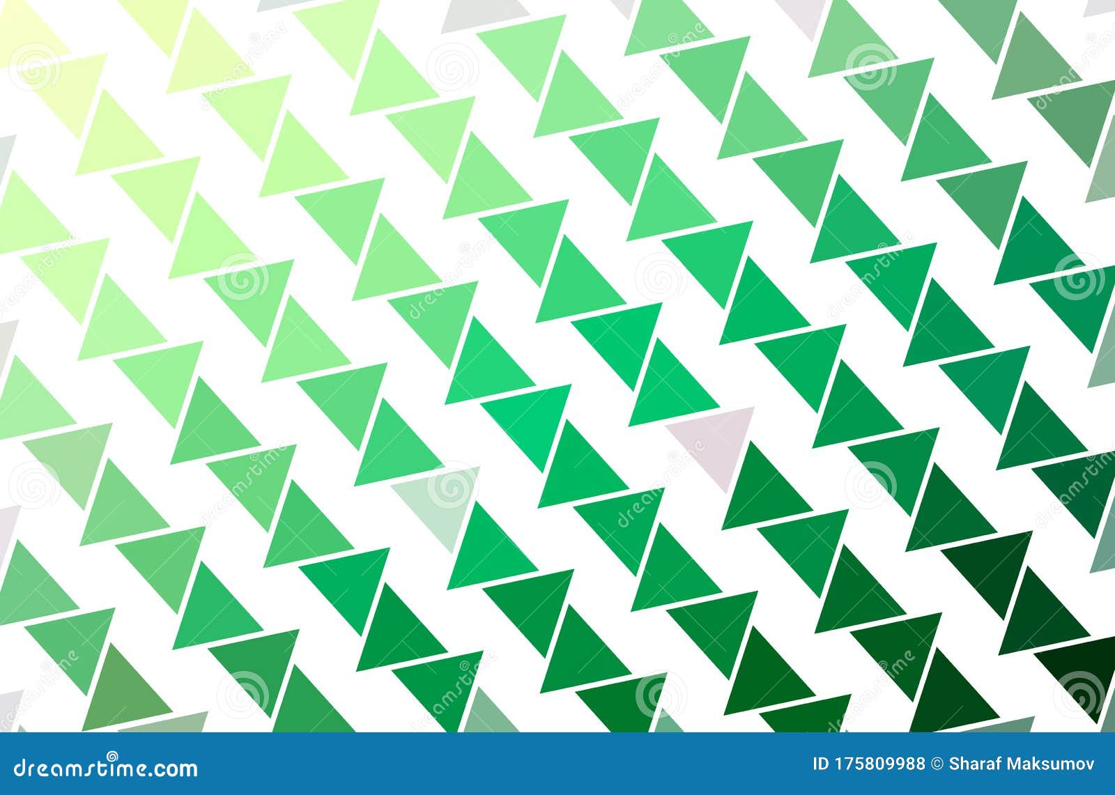 Green Triangles Abstract Vector Background. Simple Pattern. Stock ...