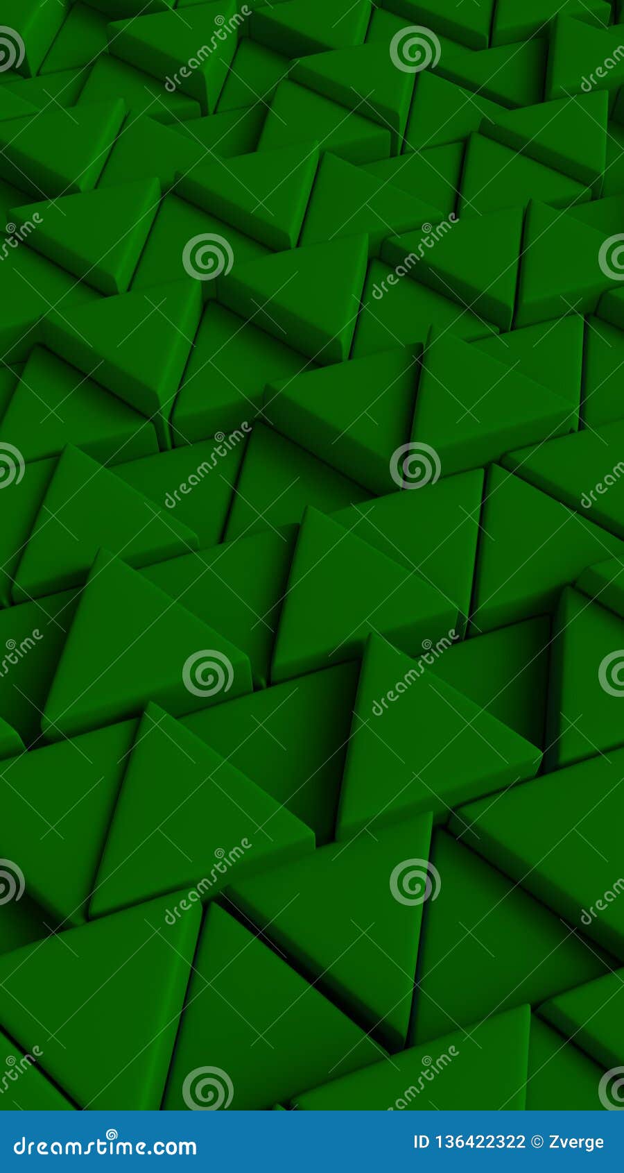 Green Triangles. Puzzle. Smartphone Desktop Wallpaper. Art Concept ...