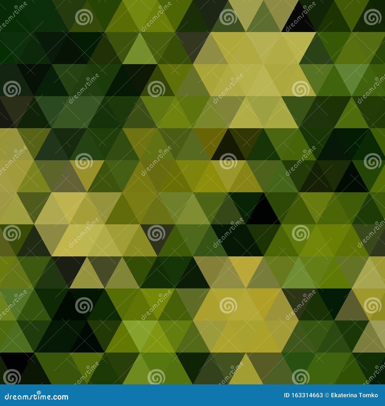 Green Triangular Background. Abstract Illustration. Presentation Layout ...