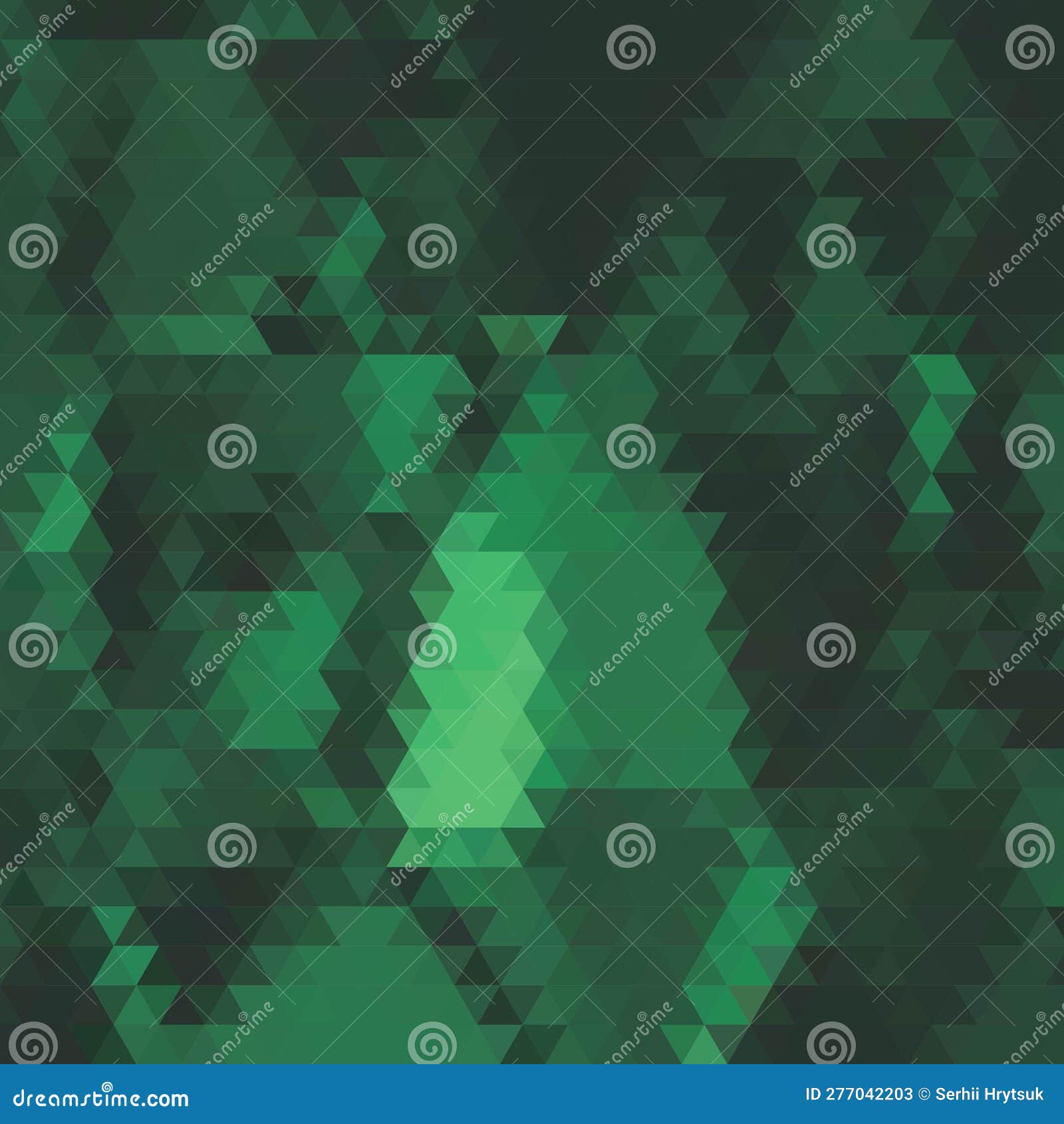 Green Triangular Background. Abstract Illustration. Decor Element. Eps ...