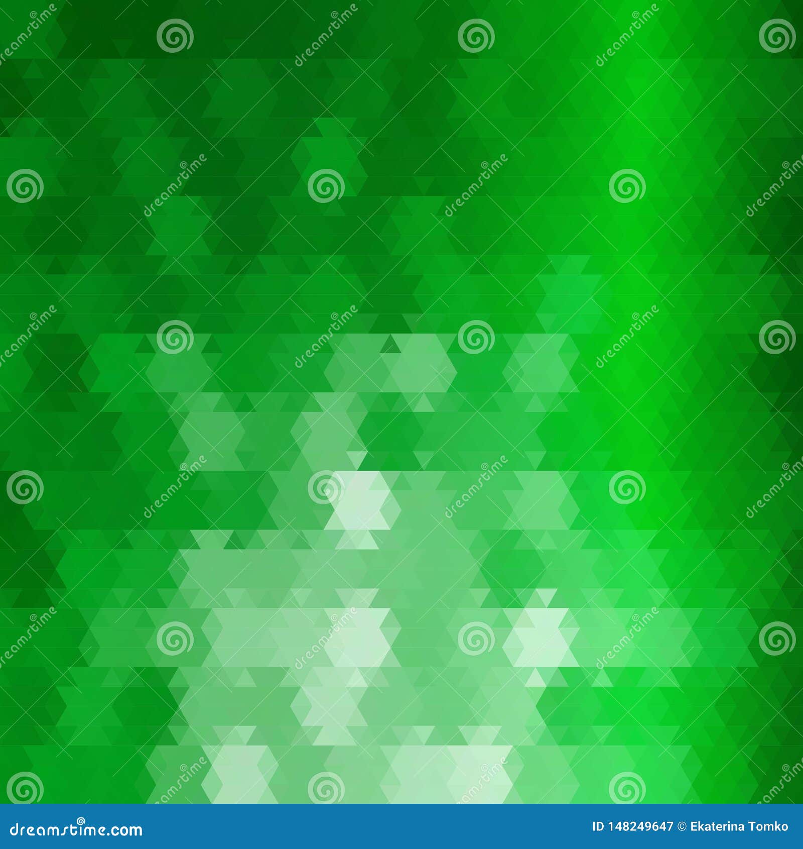 Green Triangular Background. Polygonal Style. Layout for Advertising ...