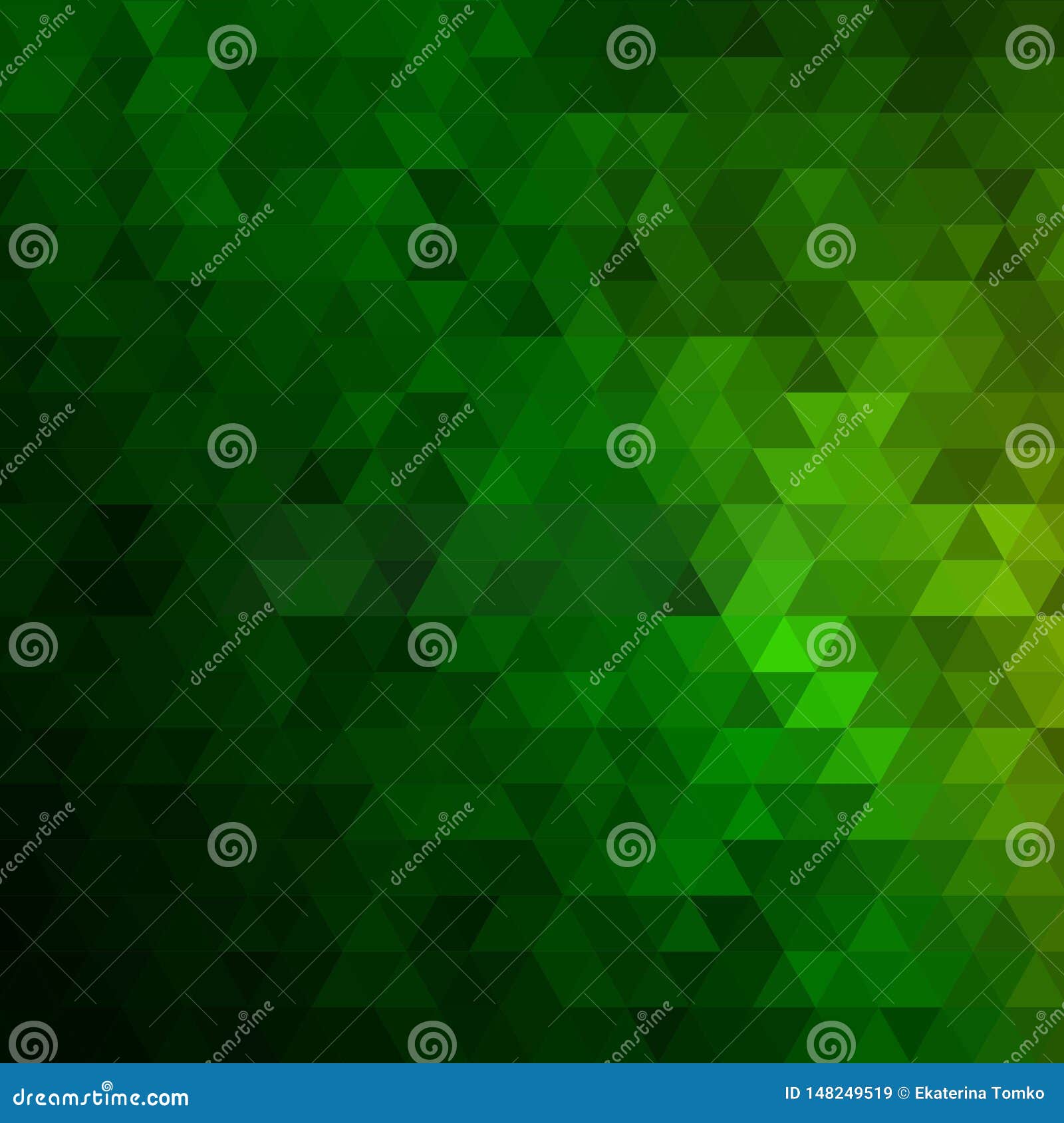 Green Triangular Background. Polygonal Style. Layout for Advertising. Vector Illustration. Eps ...