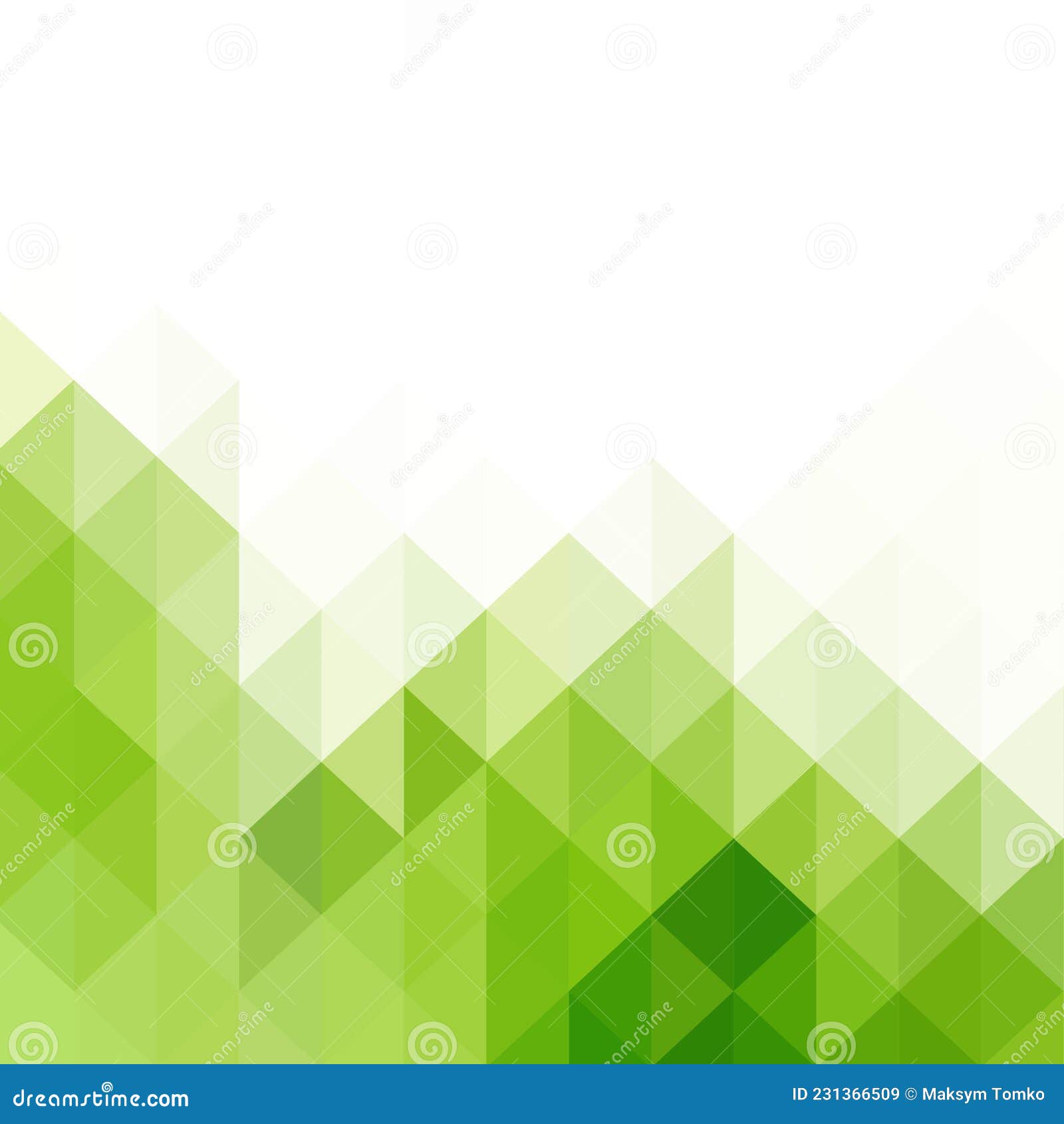 Green Triangular Background. Polygonal Style. Presentation Template. Eps 10 Stock Vector ...