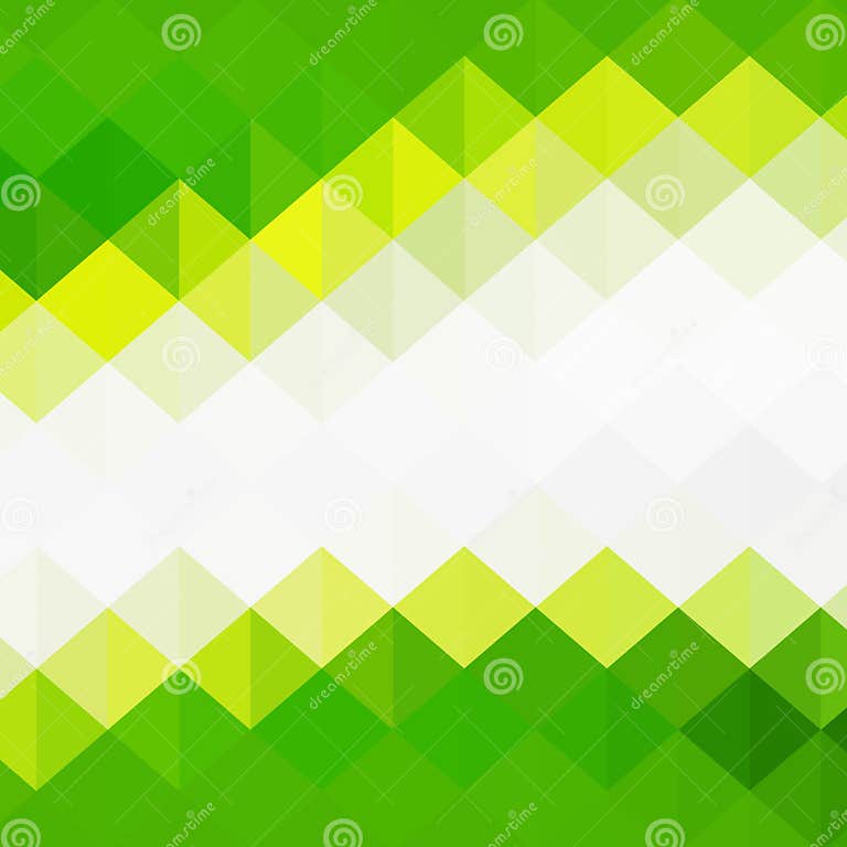 Green Triangular Background. Polygonal Style. Presentation Template. Eps 10 Stock Vector ...