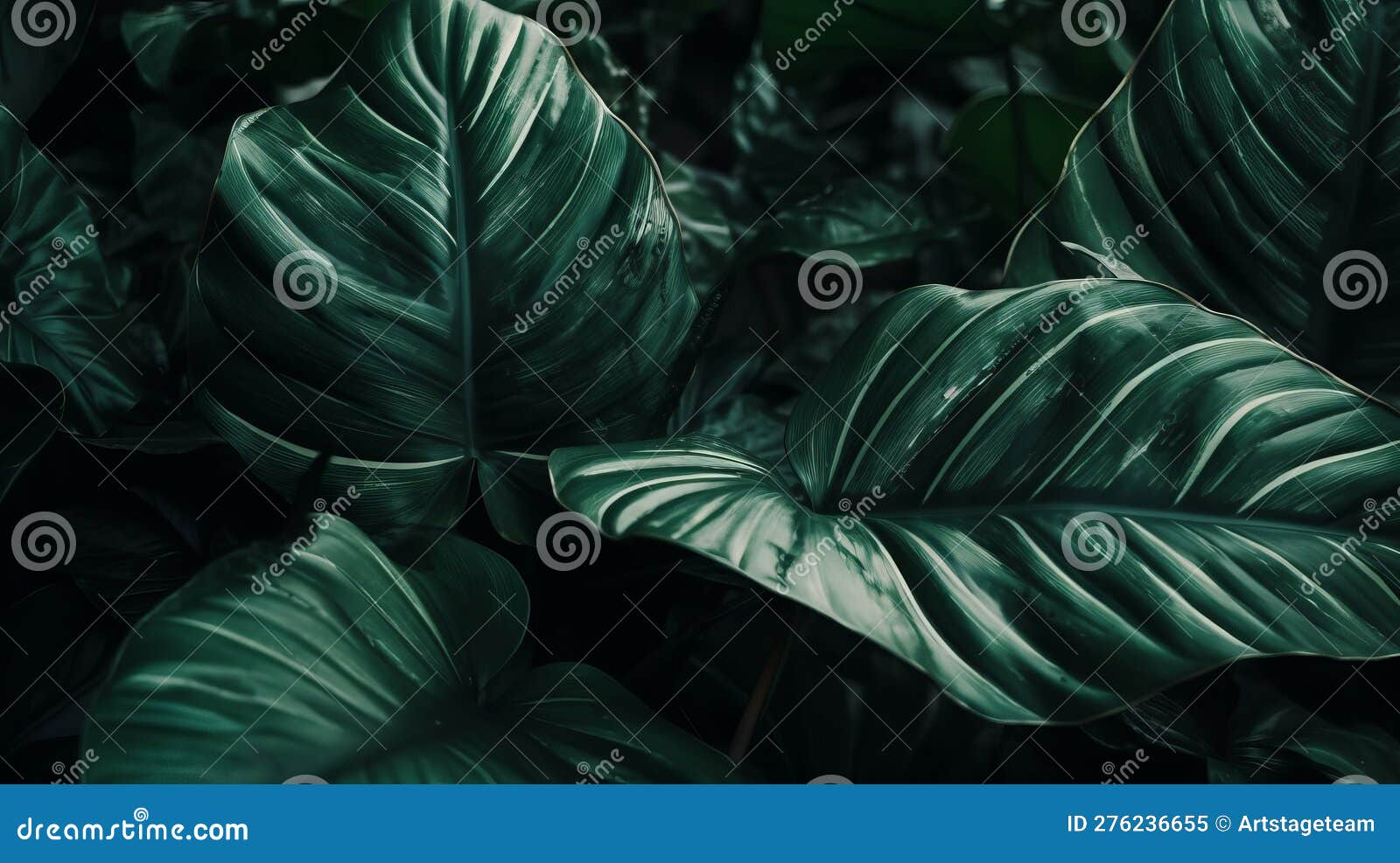 Green Tropical Leaves Background. Natural Theme Backdrop Stock ...