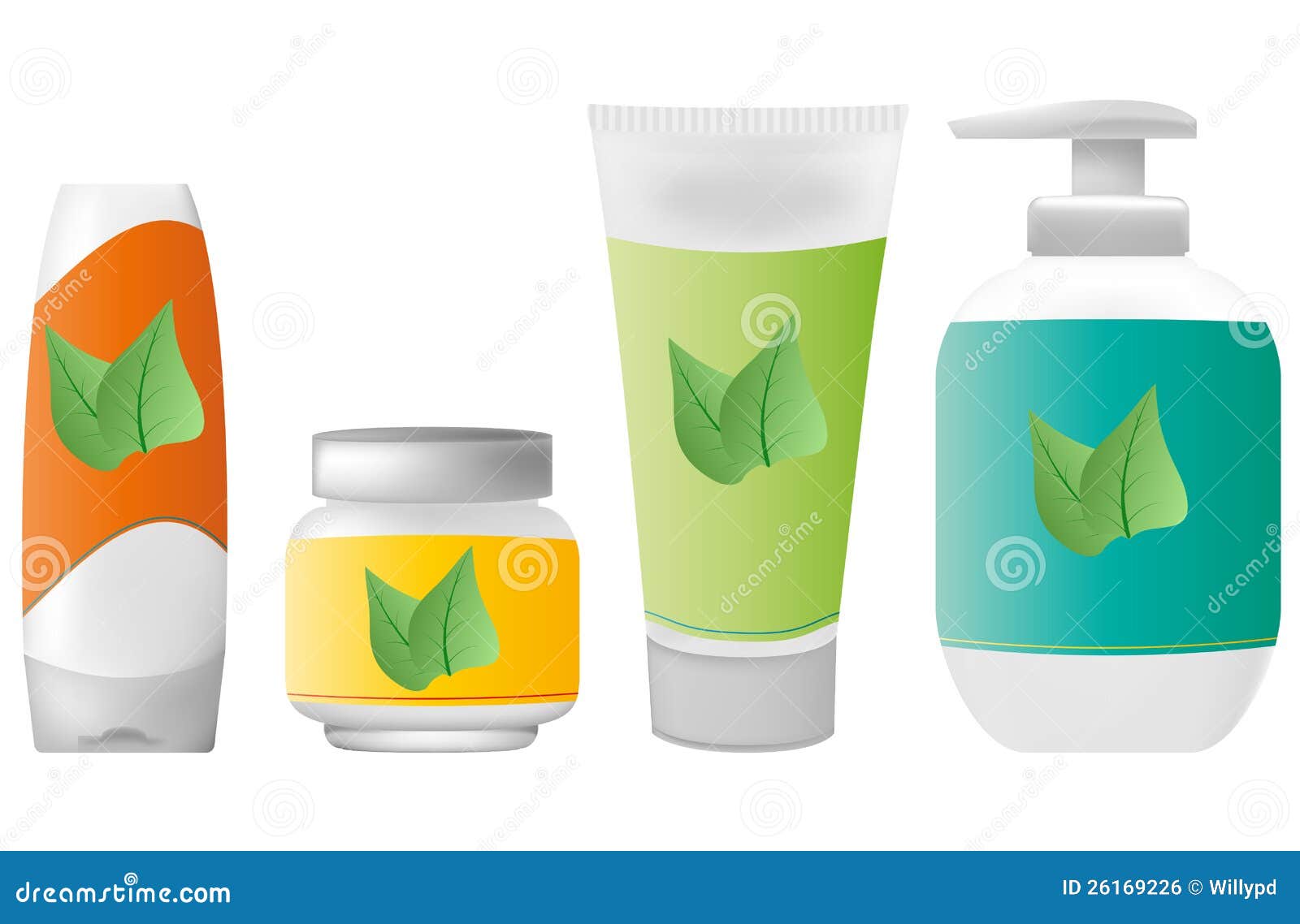 Green tube set stock vector. Illustration of cream, medical - 26169226