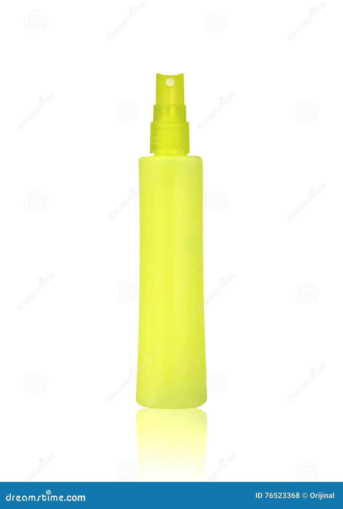 Green Tubular Bottle Template White Background Stock Photos - Free ...