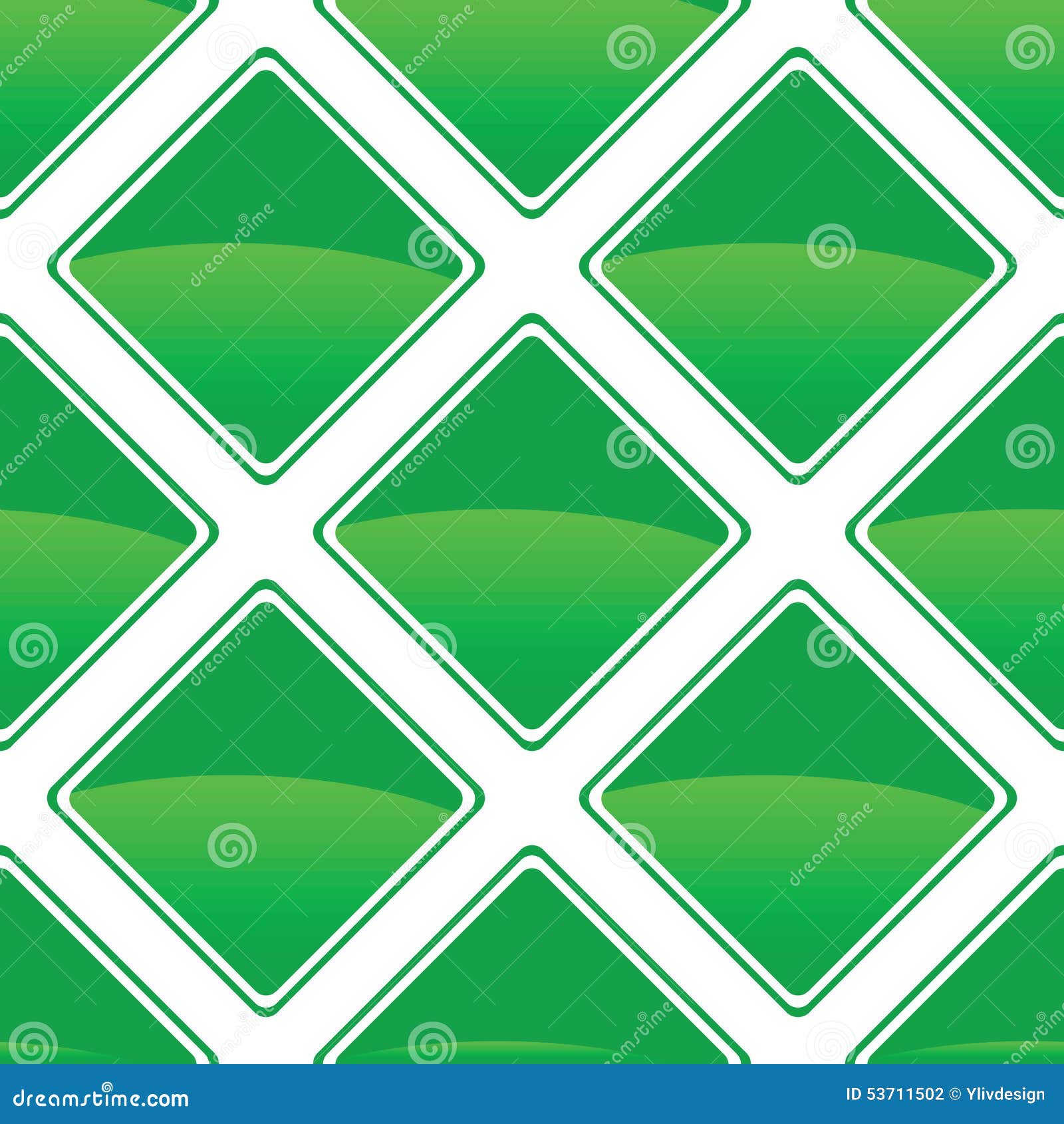 Green Turned Square Pattern Stock Vector - Illustration of sign ...