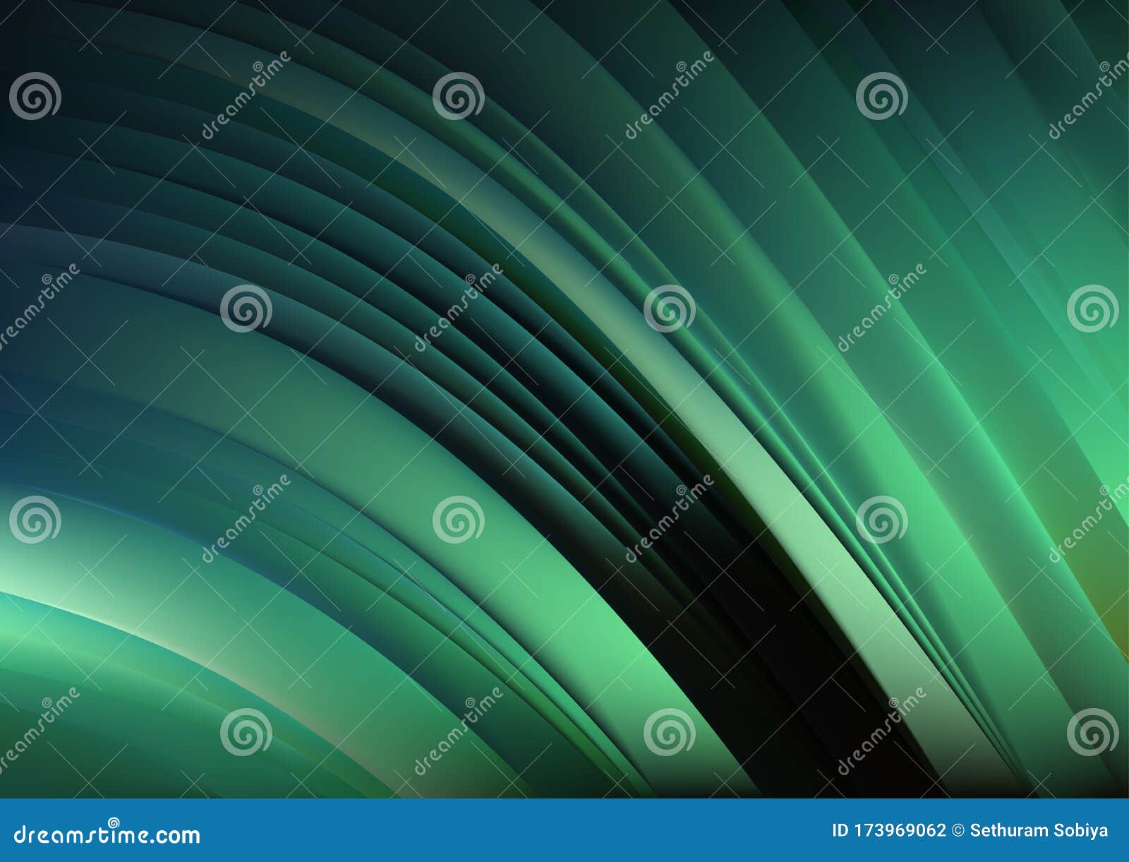 Green Turquoise Elegant Background Vector Illustration Design Stock ...