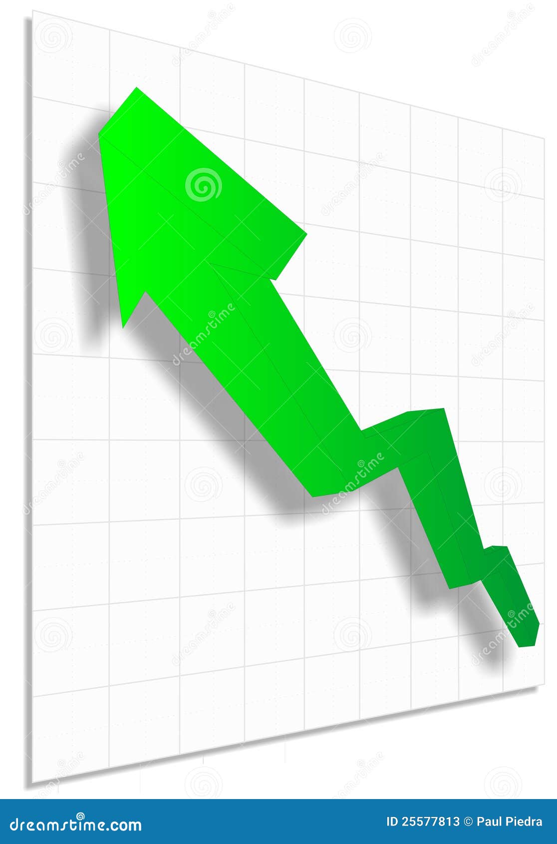 Green Up Arrow stock vector. Illustration of business - 25577813