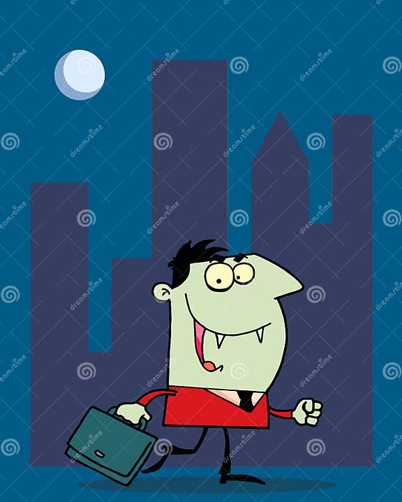 Green vampire stock vector. Illustration of design, drawing - 13720429