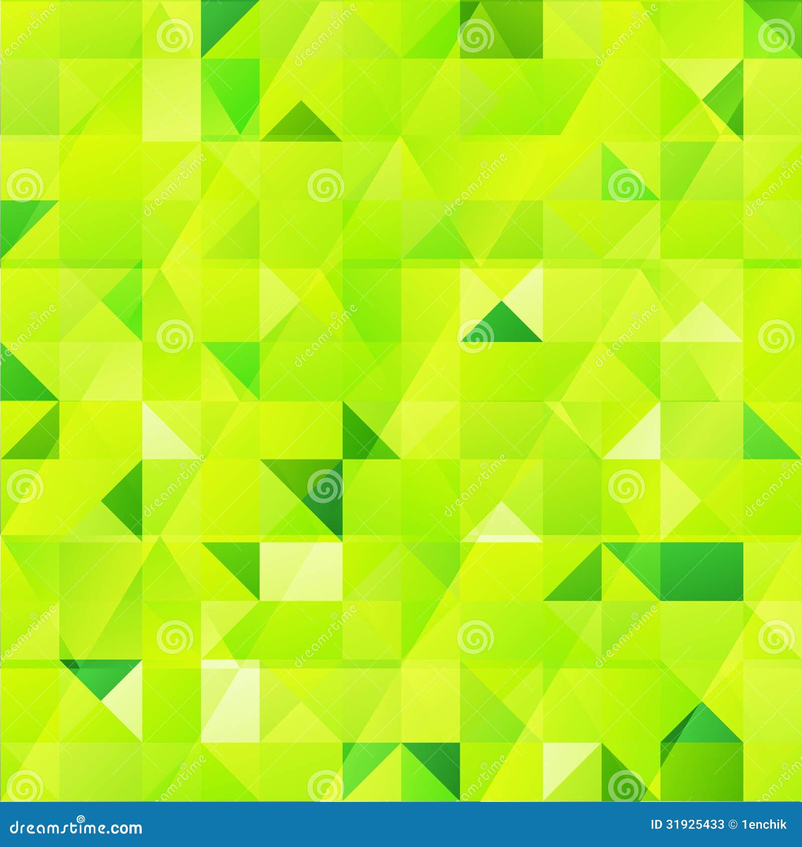 Green Vector Abstract Triangles Seamless Pattern Stock Vector ...