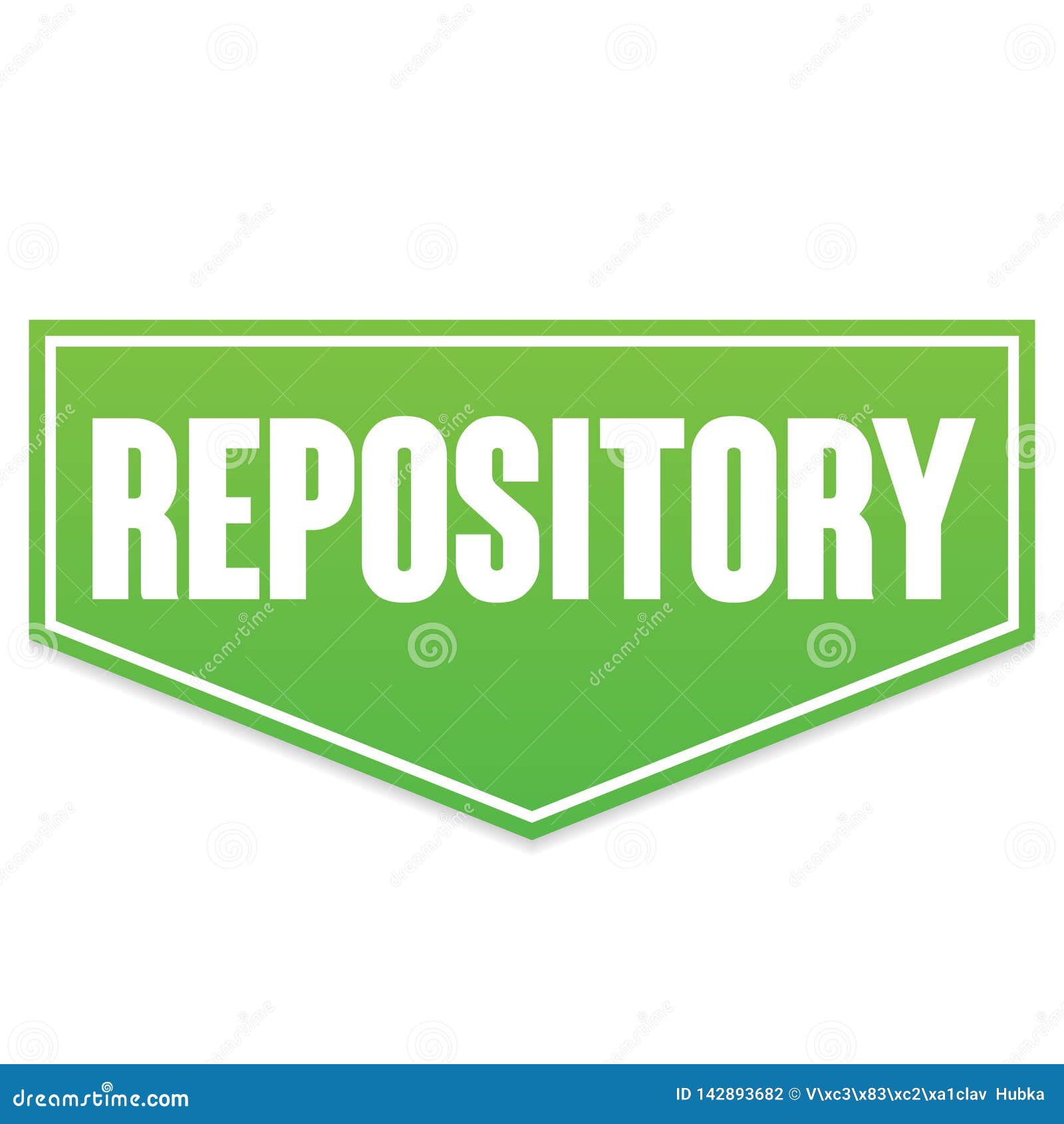 Green Vector Banner Repository Stock Vector - Illustration of transfer ...