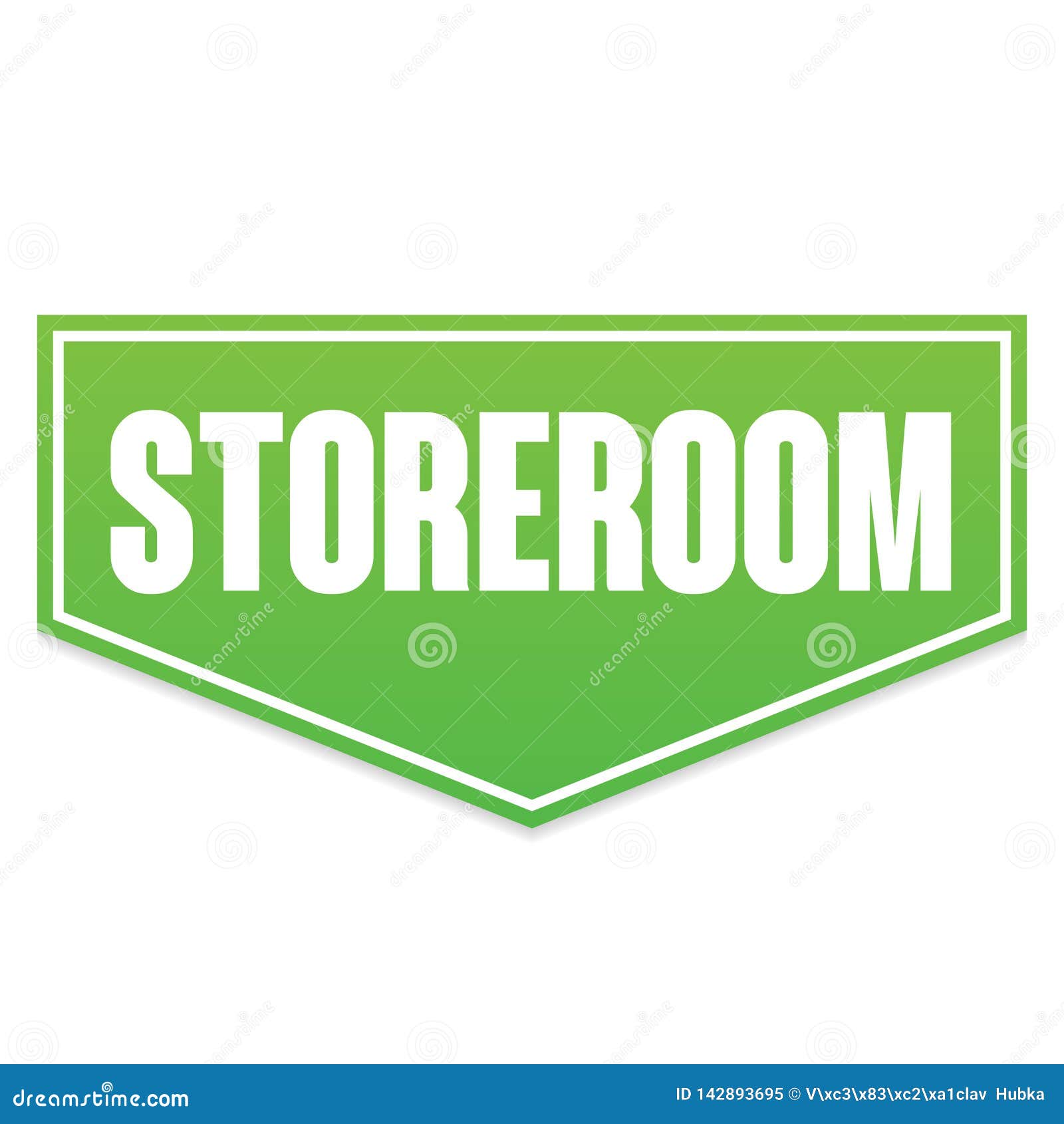Green Vector Banner Storeroom Stock Vector - Illustration of repository ...