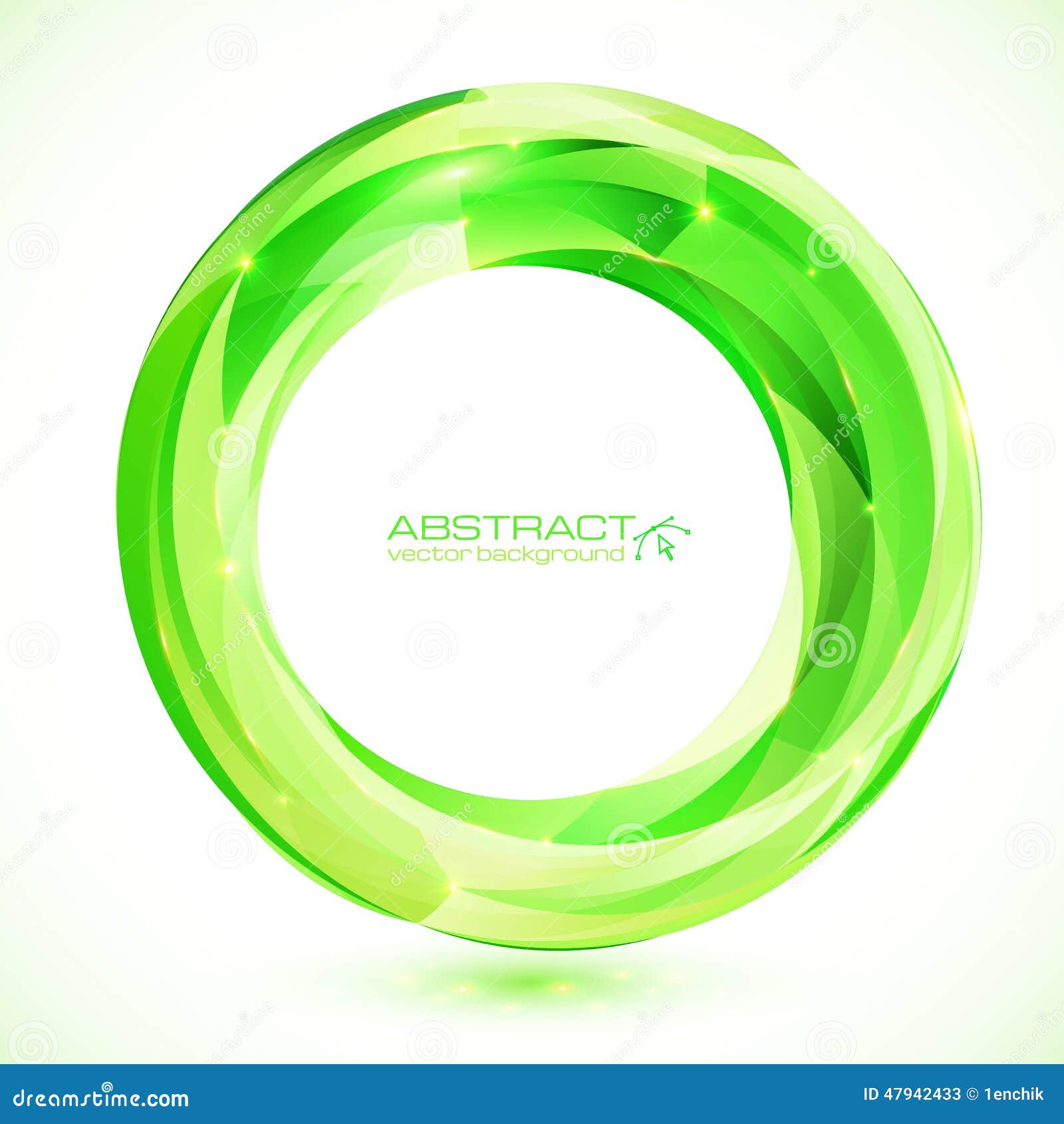 Green Vector Crystal Ring Frame Stock Vector - Illustration of graphic ...