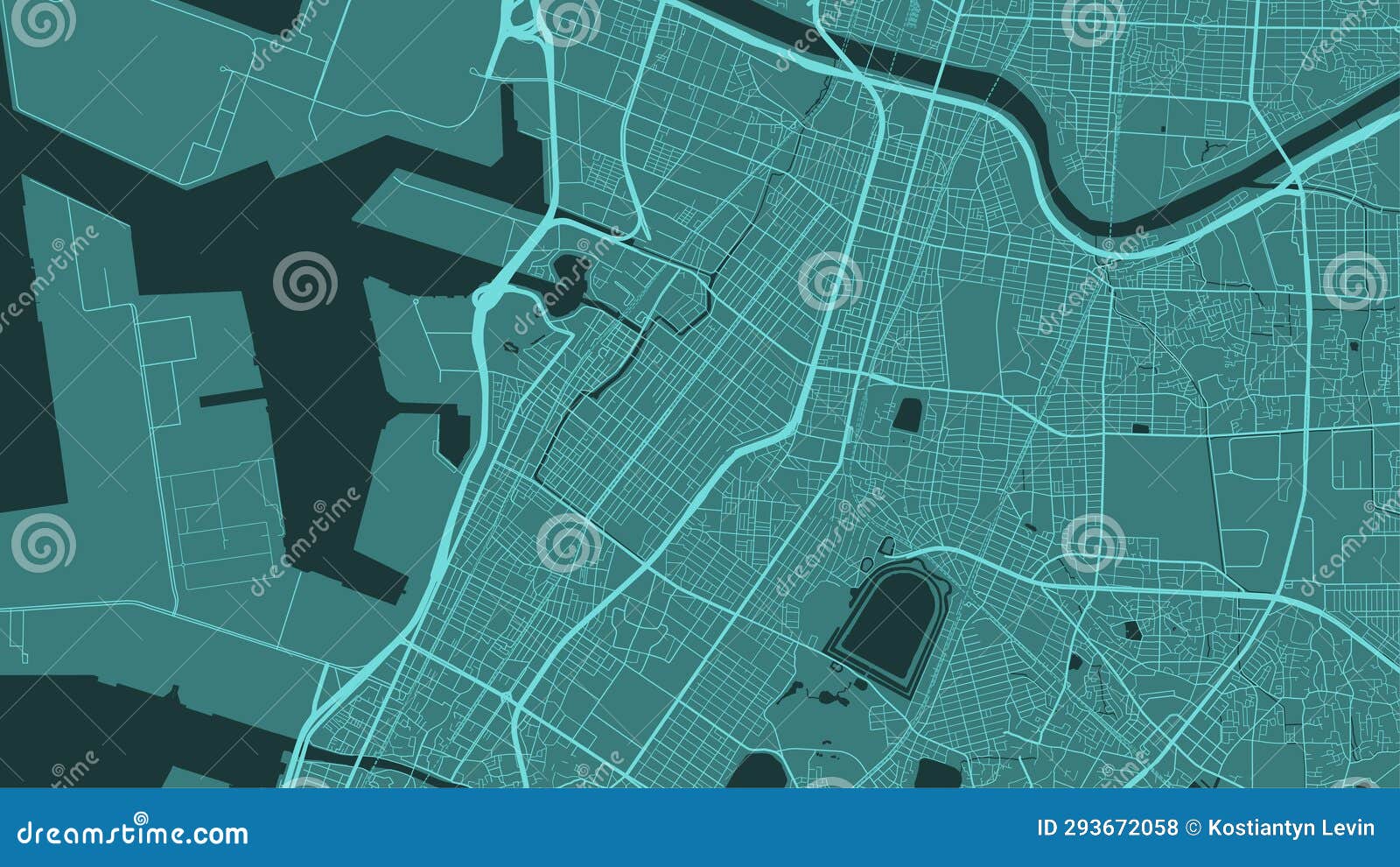 Map City Of Sakai Design High Detailed Vector Map Japan Vector