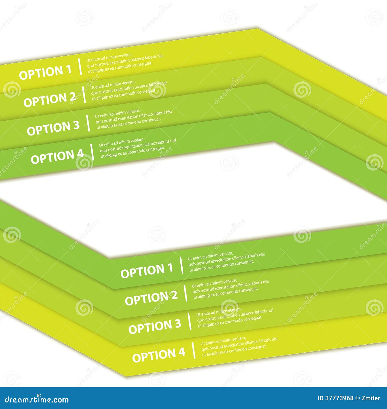 Green Vector Paper Progress Background Banner Stock Vector ...