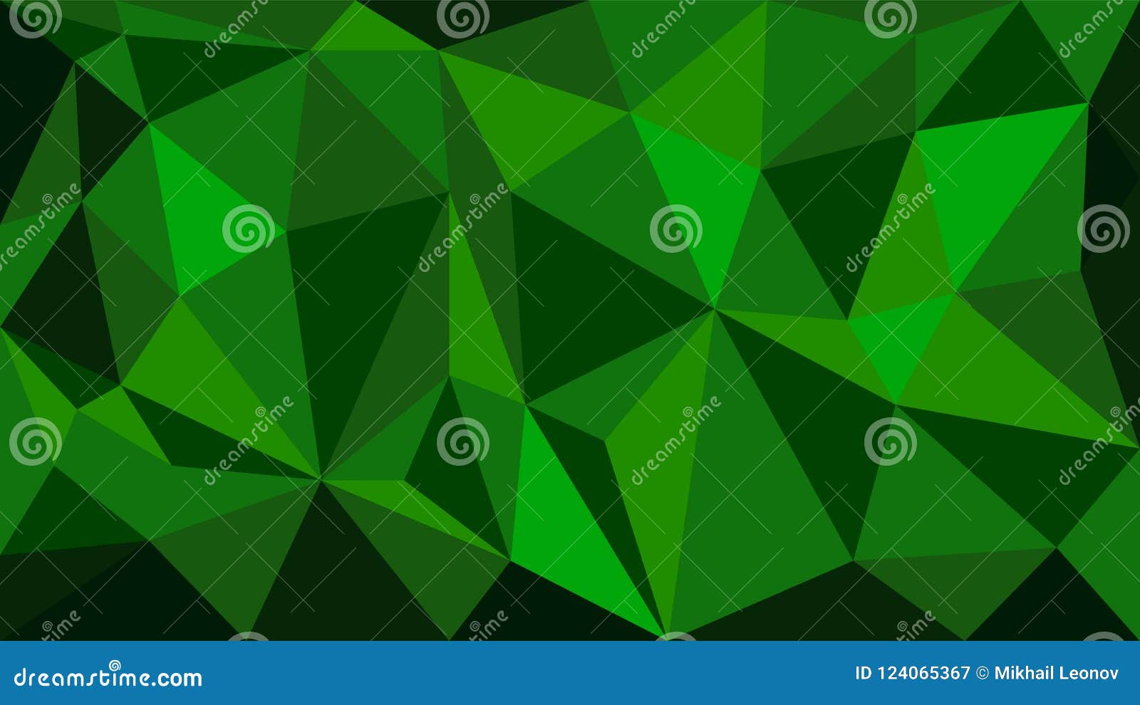 Green Vector Polygonal Geometric Pattern Background Made of Trianle ...