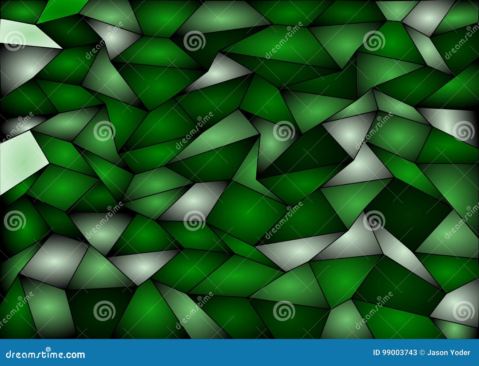 Green Vector Tile Mosaic Background Stock Vector - Illustration of ...