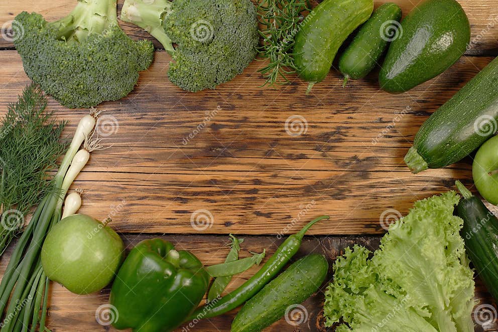 Green vegetable frame stock photo. Image of capsicum - 55107754