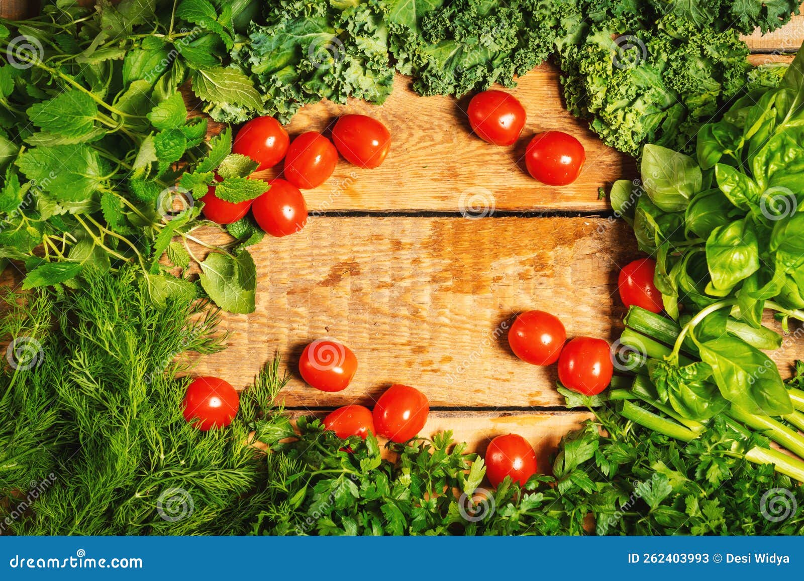 Green Vegetable Herbs Ad Tomatoes Stock Image - Image of green, tomatos ...