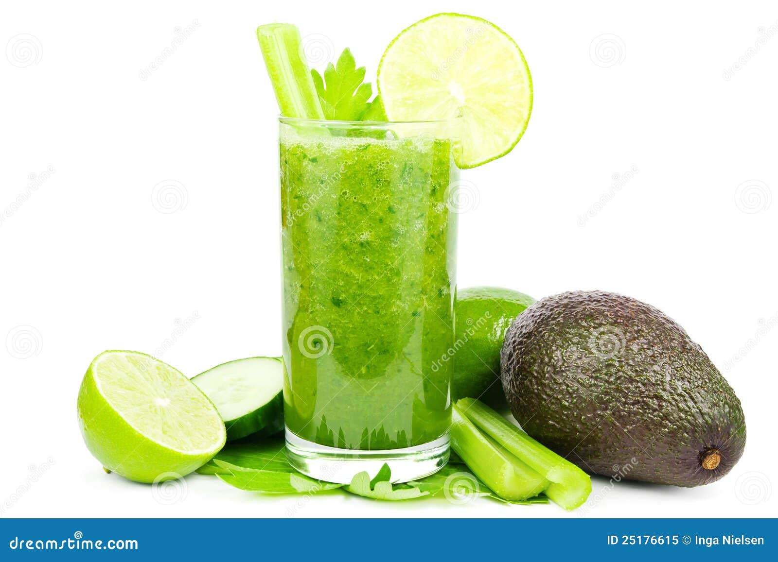 Green vegetable smoothie stock image. Image of glass - 25176615