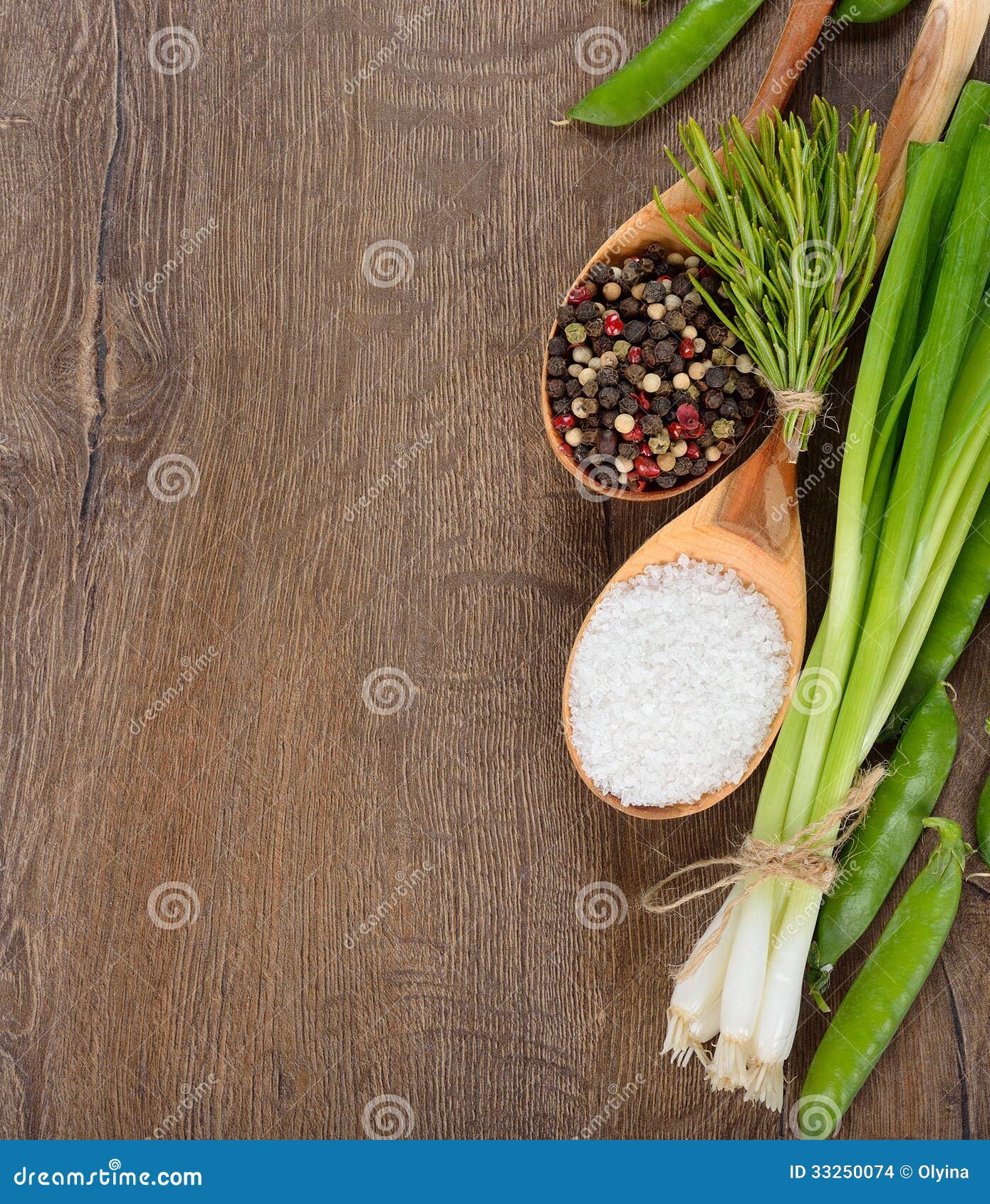 Green Vegetables and Spices Stock Photo - Image of food, rosemary: 33250074