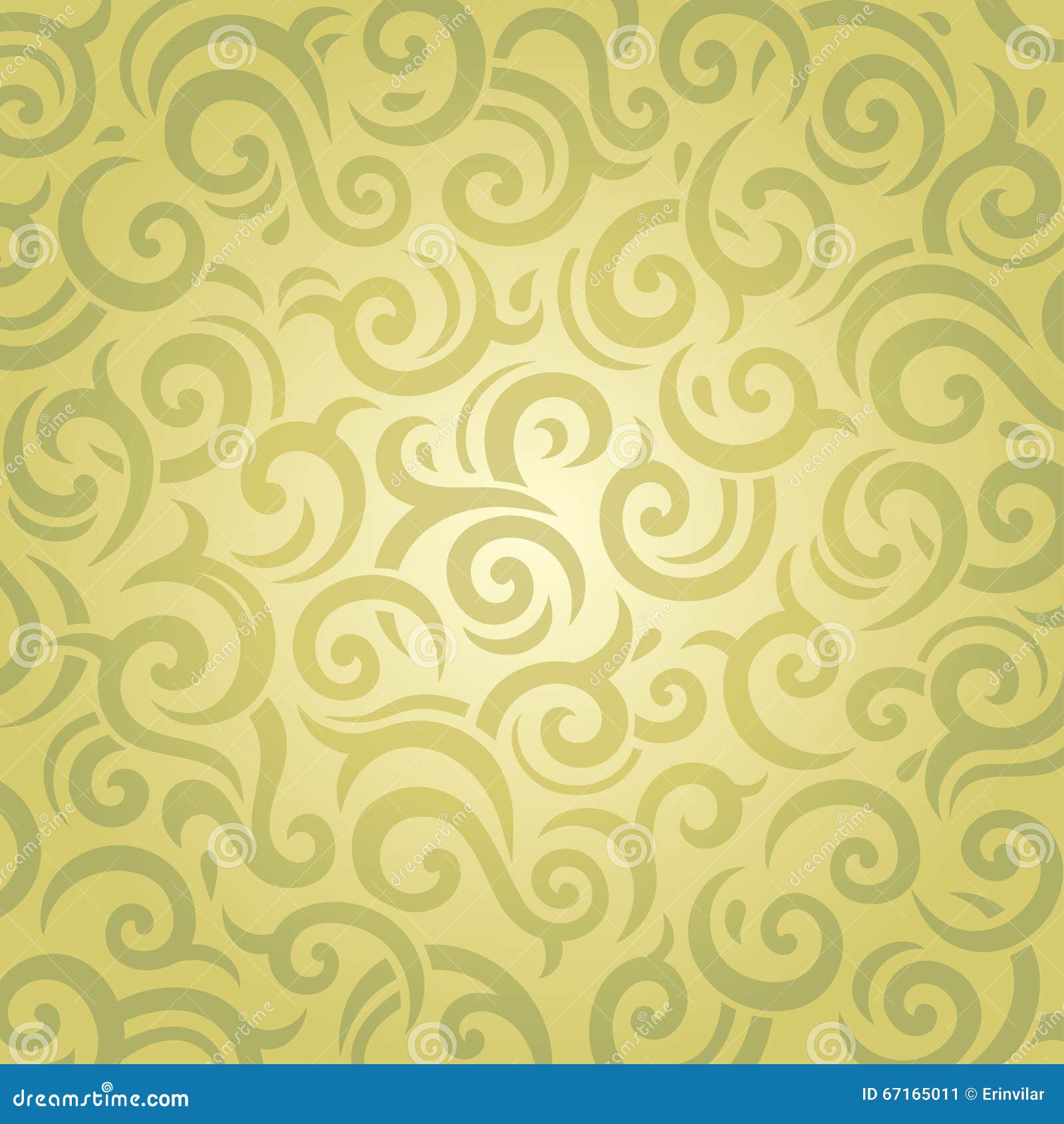 Green Vintage Retro Wallpaper Vector Design Stock Vector - Illustration ...