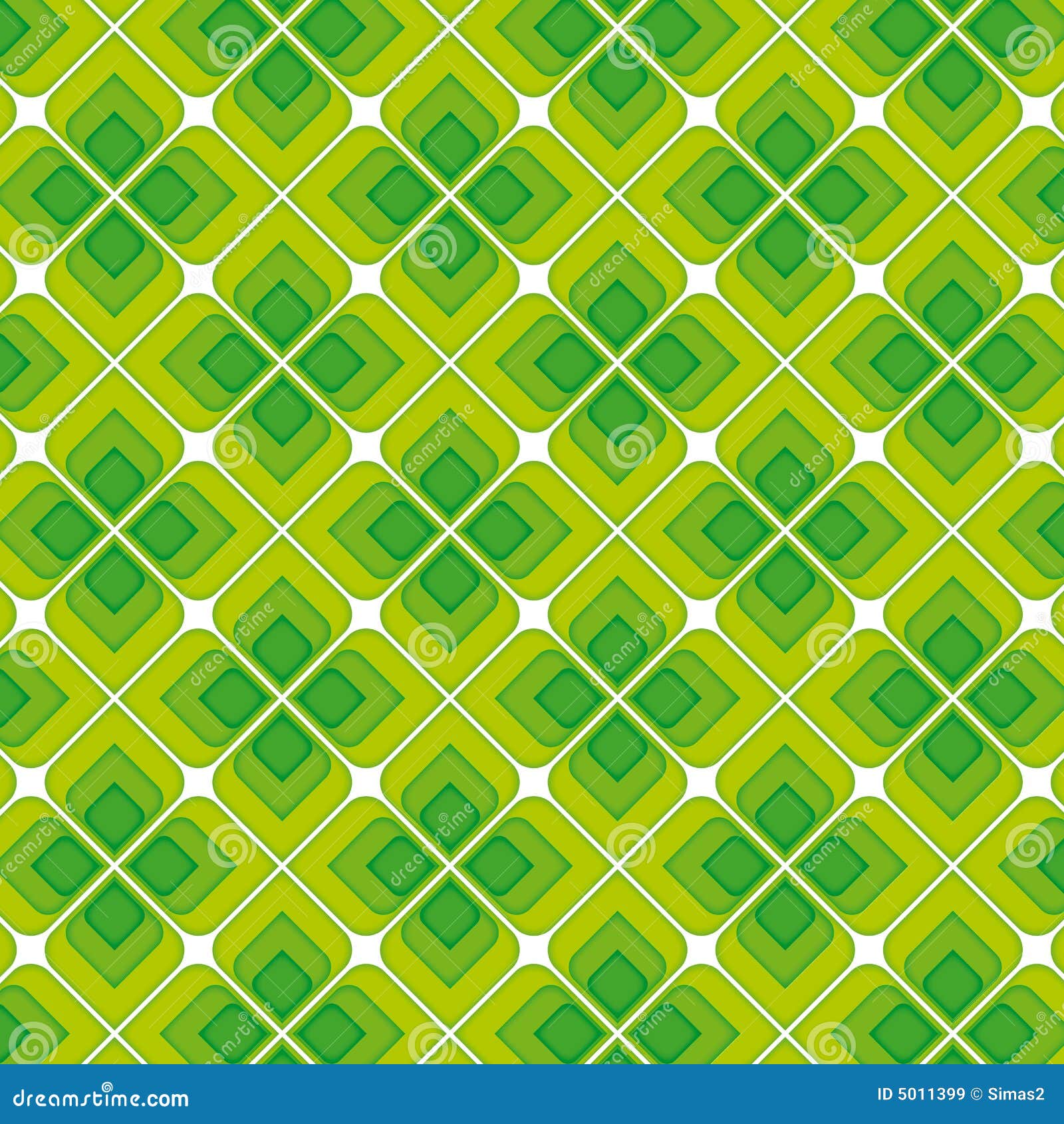 Green Vintage Seamless Pattern Stock Vector - Illustration of green ...