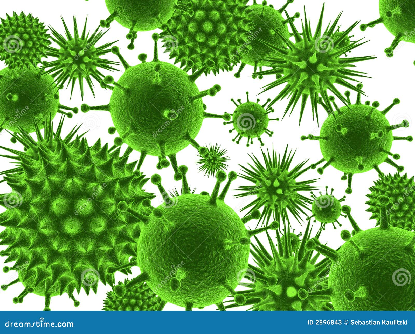 Green virus stock illustration. Illustration of bloodcell - 2896843