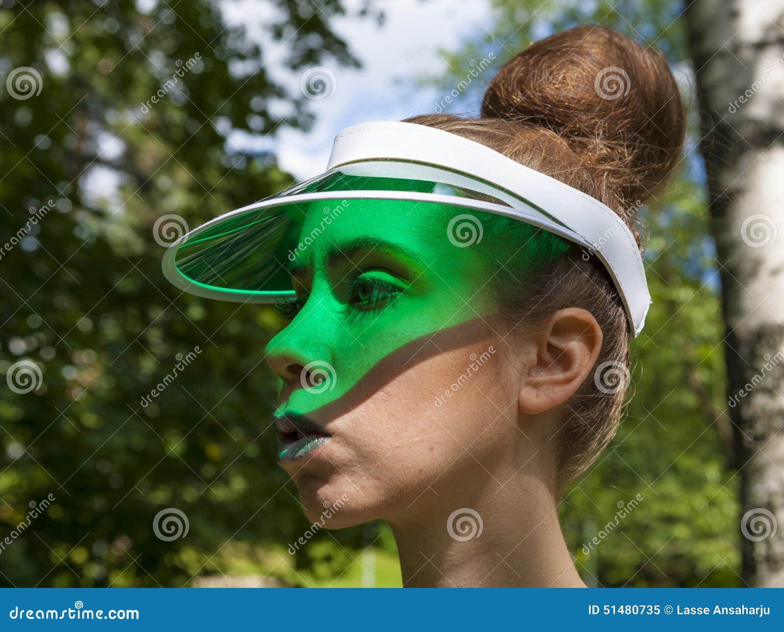 Green Visor stock image. Image of green, beautiful, pretty - 51480735