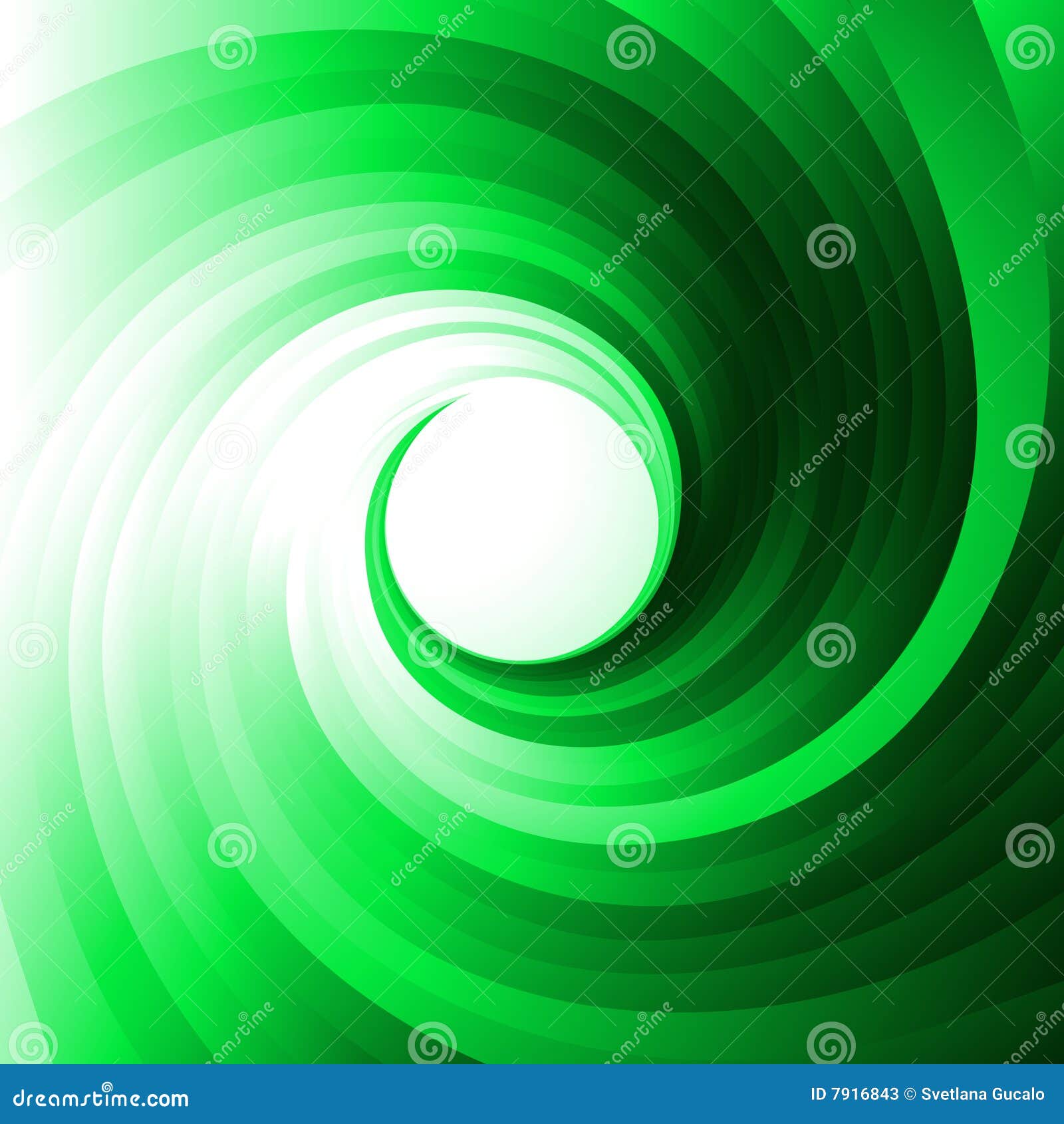 Green vortex stock vector. Illustration of effects, whirl - 7916843