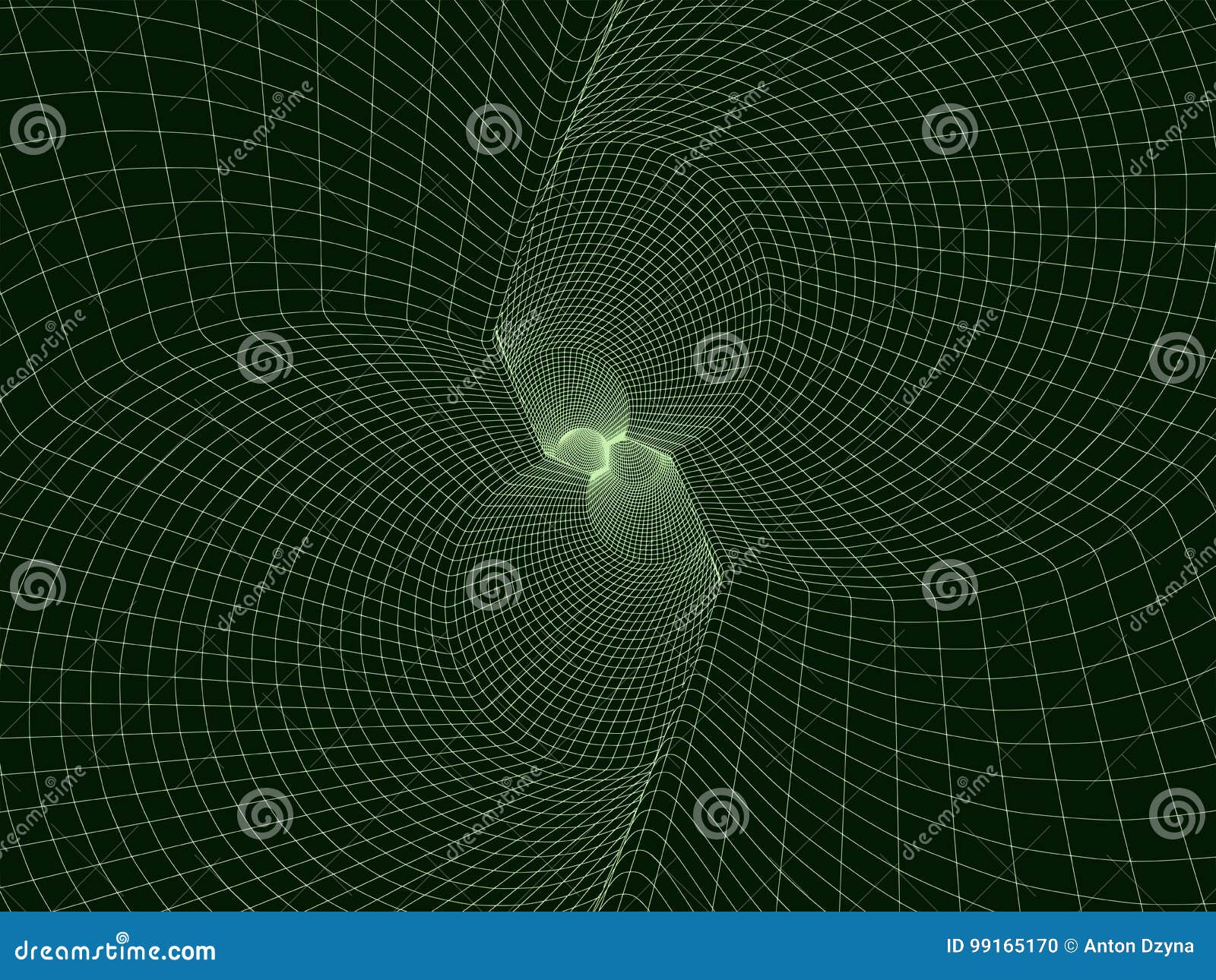 Green Vortex Abstraction Polygonal Vector Background Stock Vector ...