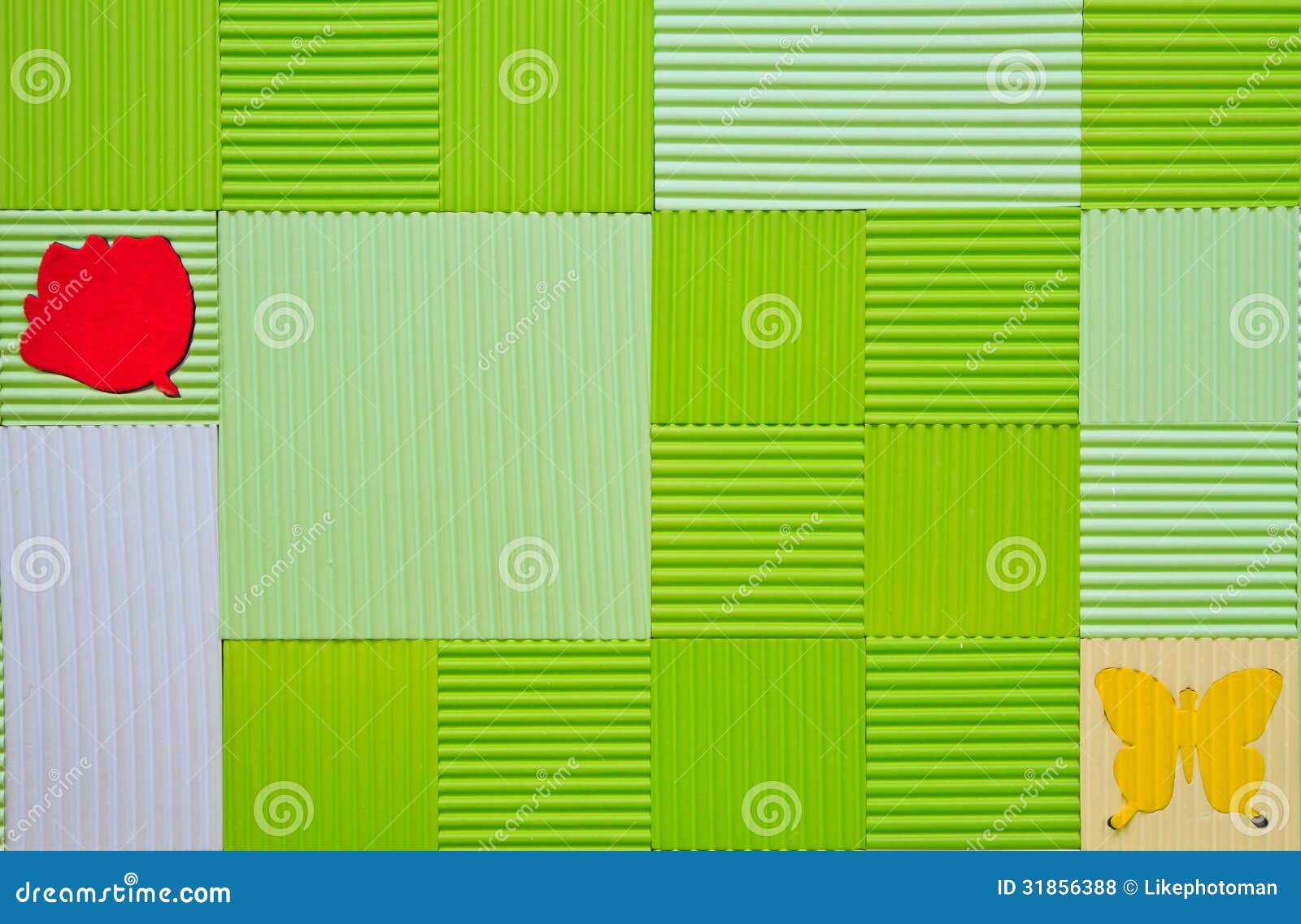 Green wall stock photo. Image of element, clean, indoors - 31856388