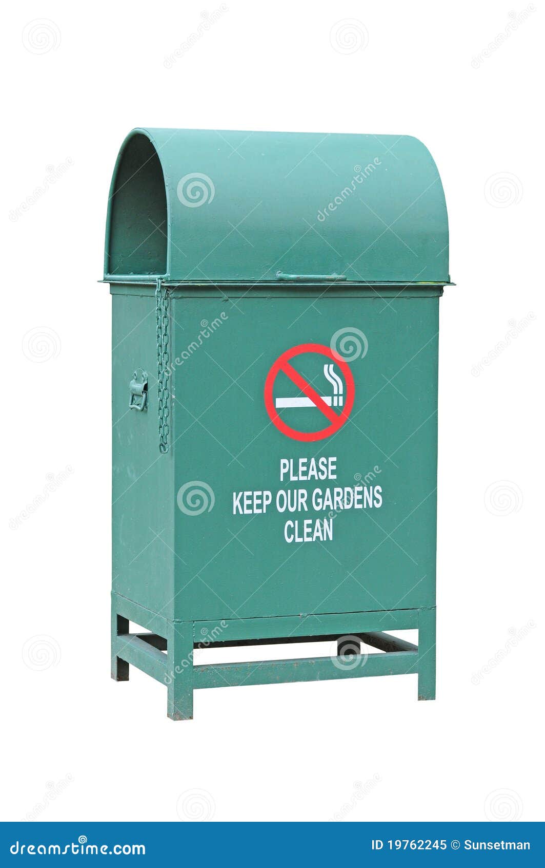Green Waste Container stock image. Image of outdoor, trash - 19762245