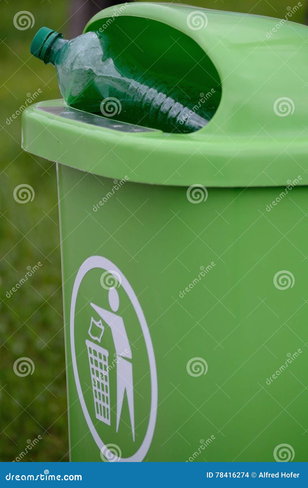 Green waste container stock photo. Image of garbage, disposal - 78416274