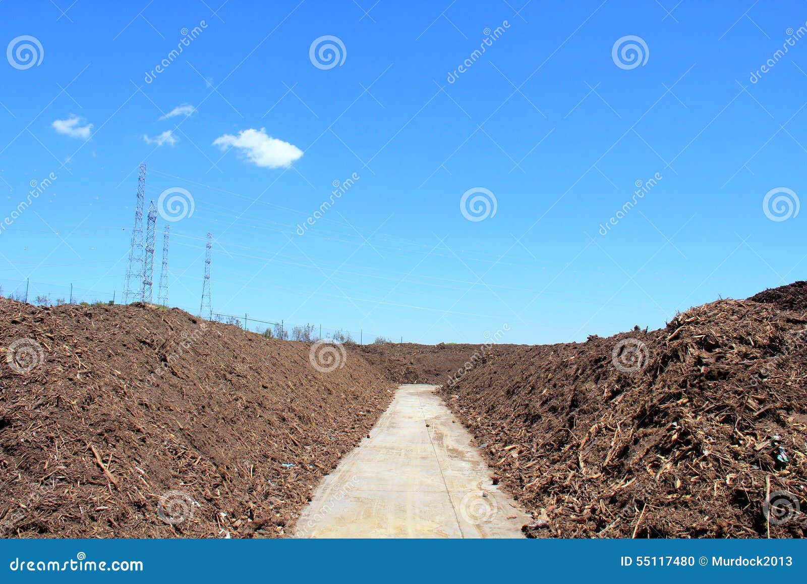 Compost stock photo. Image of piles, composted, agriculture - 55117480
