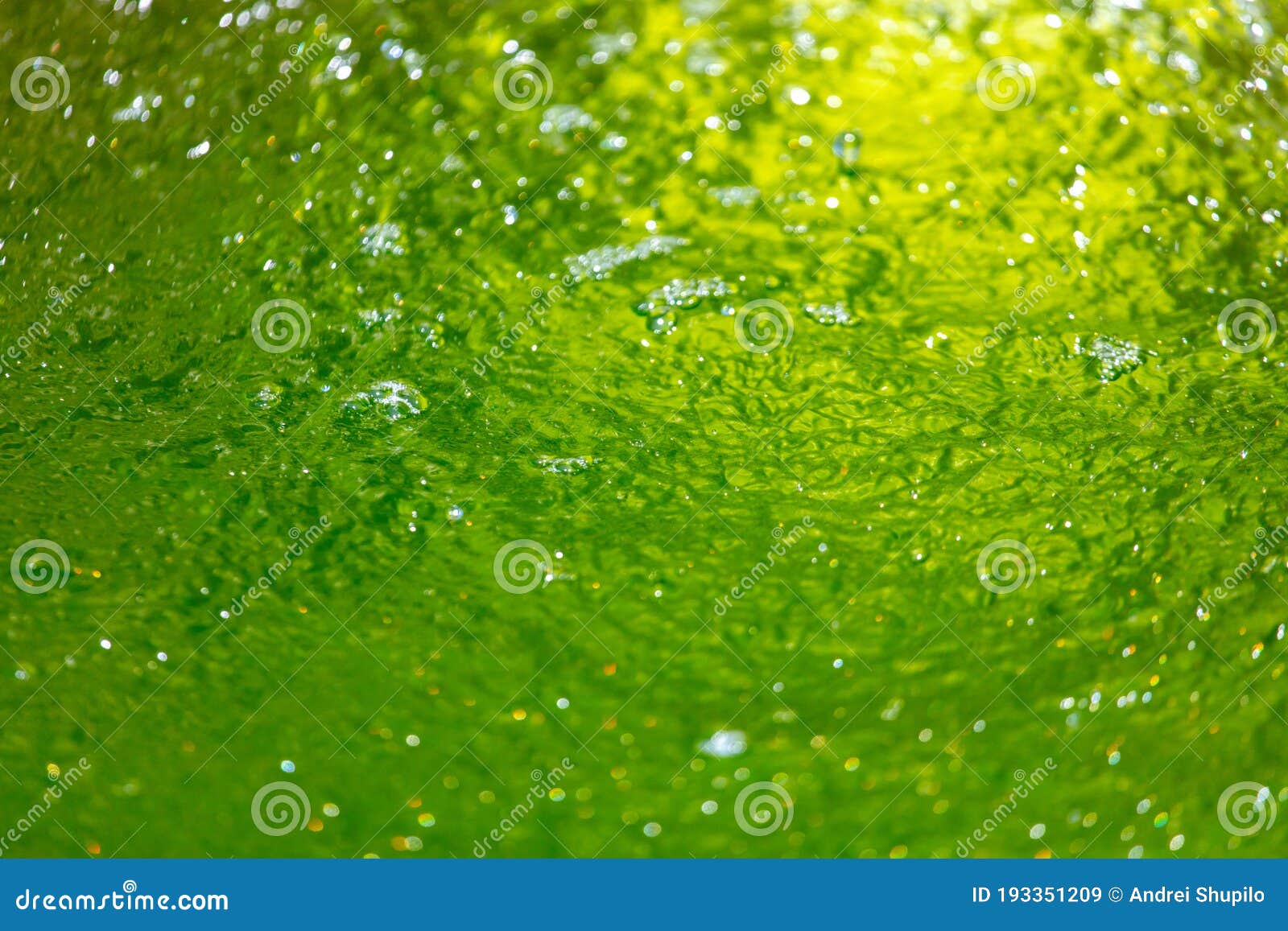 Green Water As an Abstract Background Stock Image - Image of splashing ...