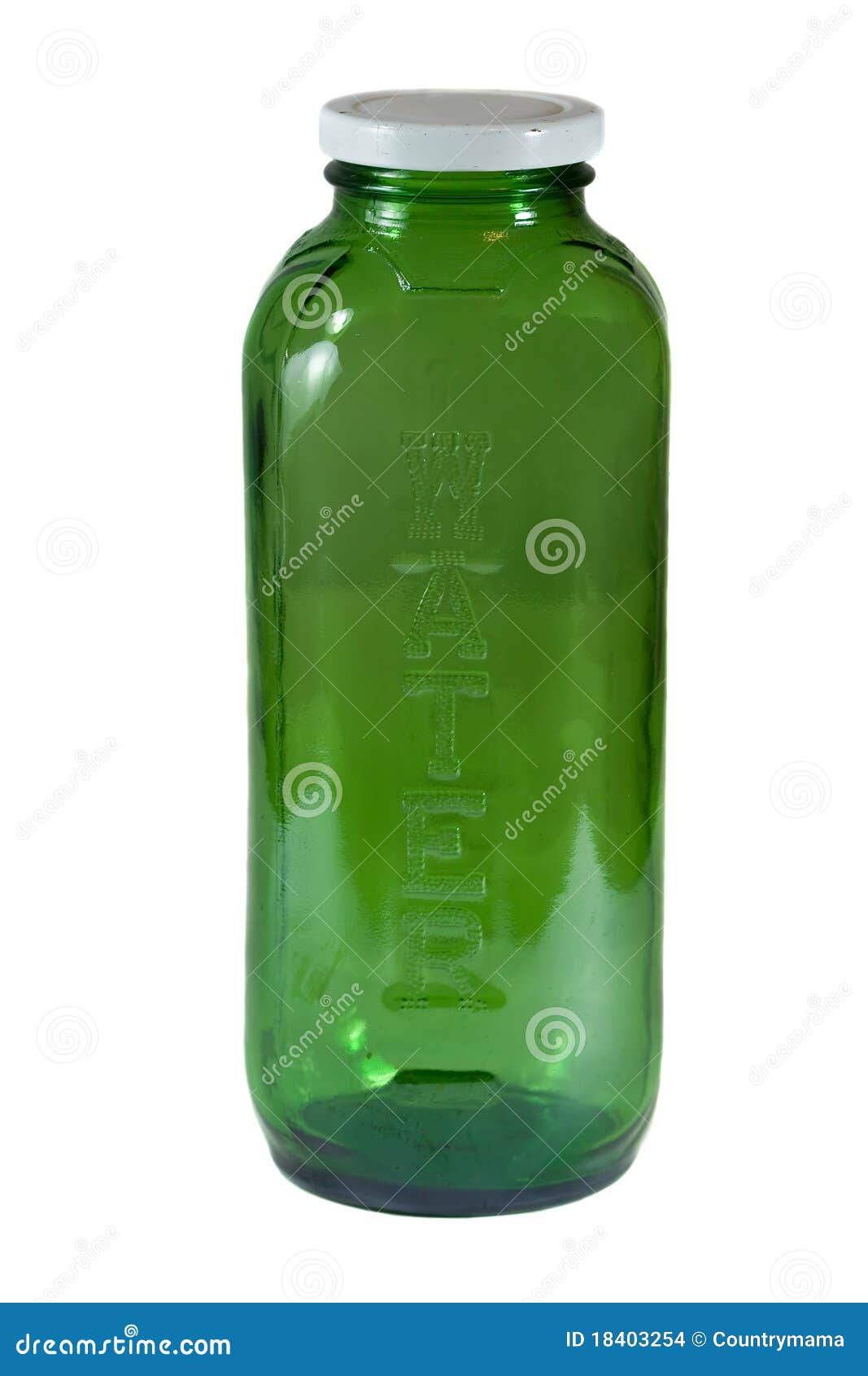 Green water bottle stock photo. Image of green, container - 18403254