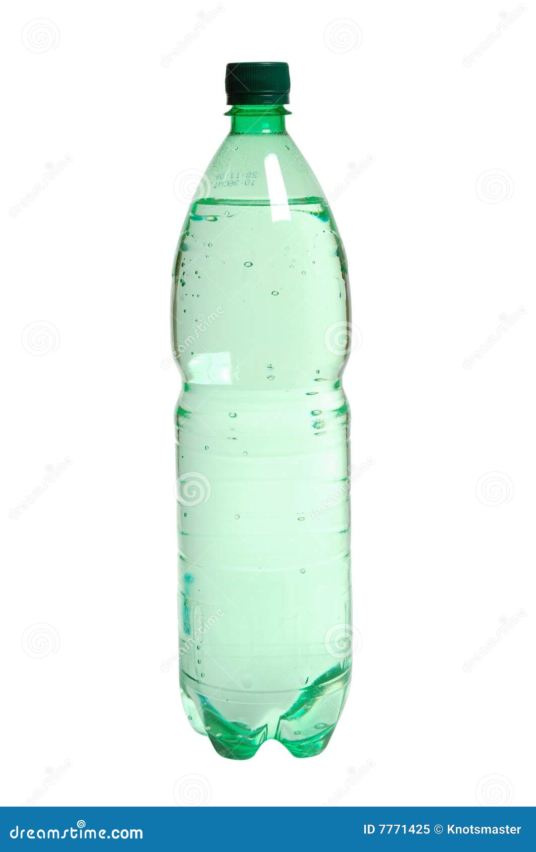 Green water bottle stock image. Image of single, fresh - 7771425