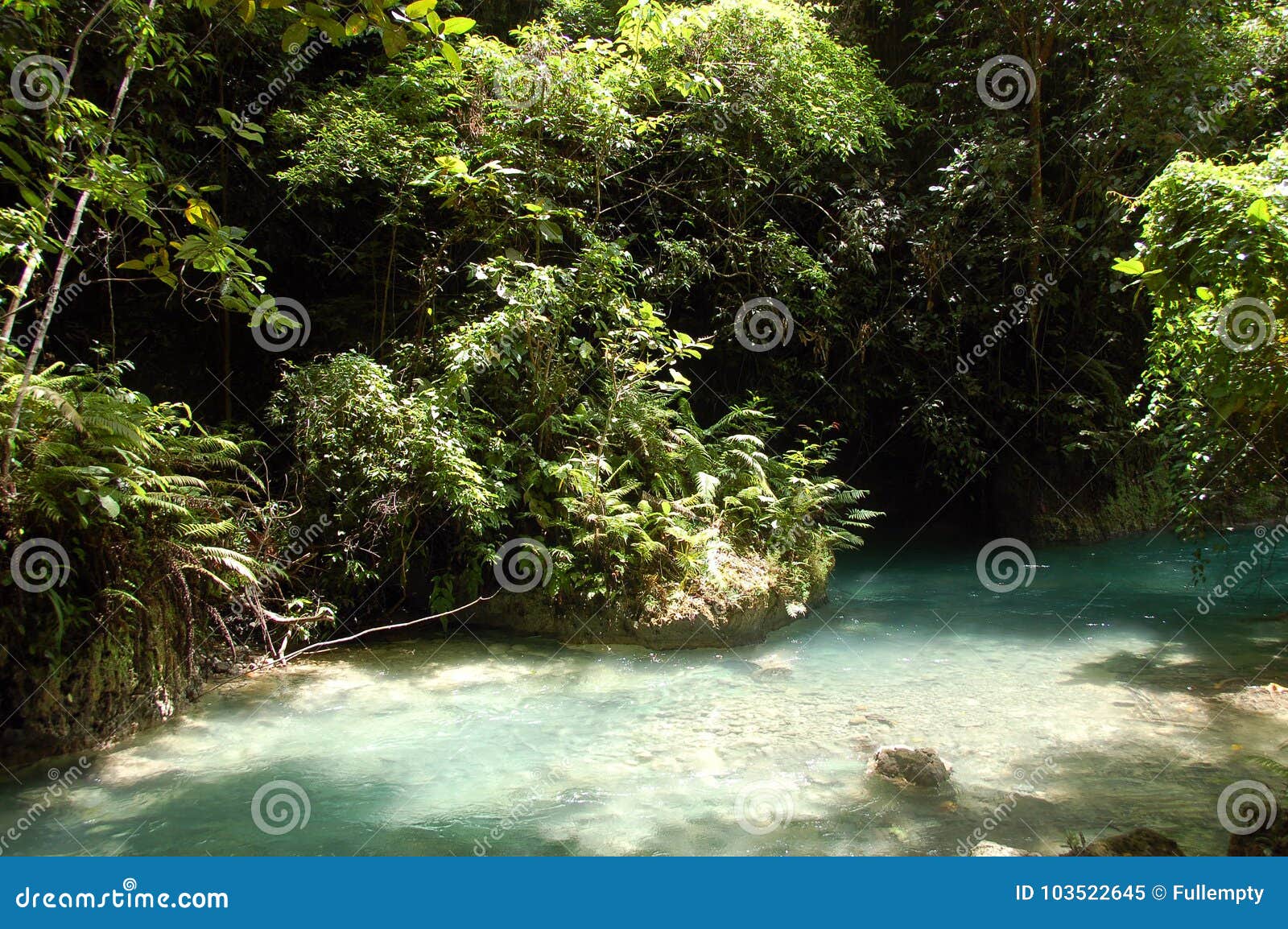 Kawasan River in Cebu, Philippines Stock Image - Image of philippines ...