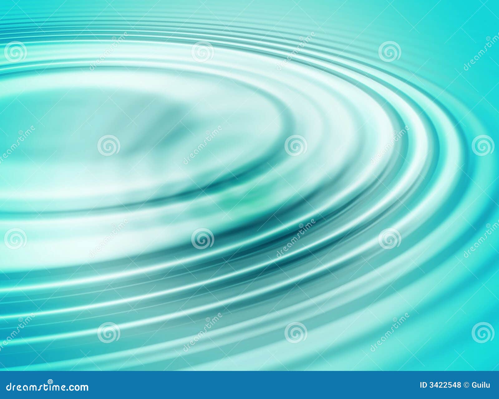 Green Water Ripple Picture. Image: 3422548