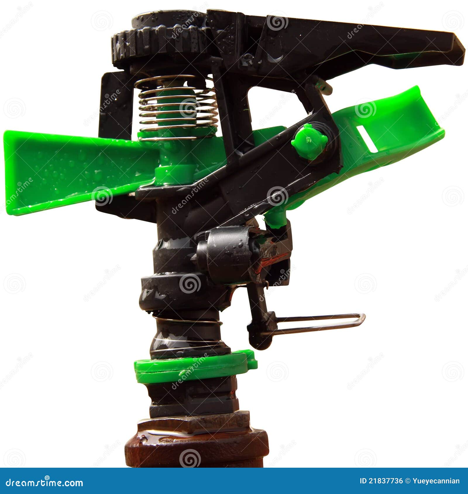 Green water valve stock photo. Image of metal, green - 21837736