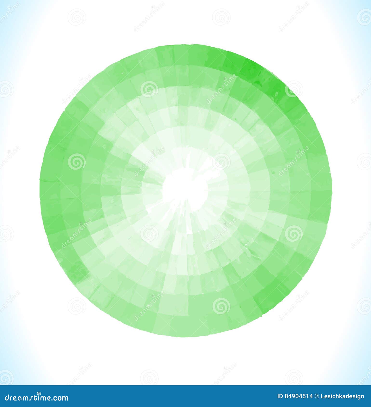 Green Watercolor Design Element Stock Vector - Illustration of ...