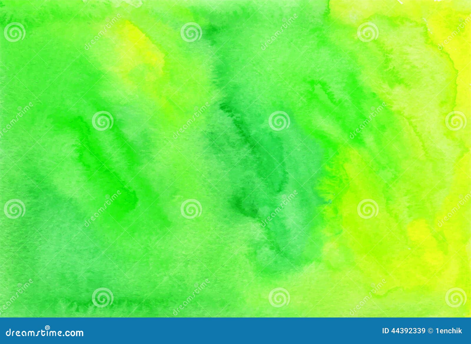 Green Watercolor Painted Vector Background Stock Vector - Illustration ...
